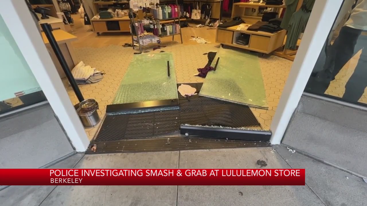 Berkeley burglars use car to ram Lululemon store – KRON4