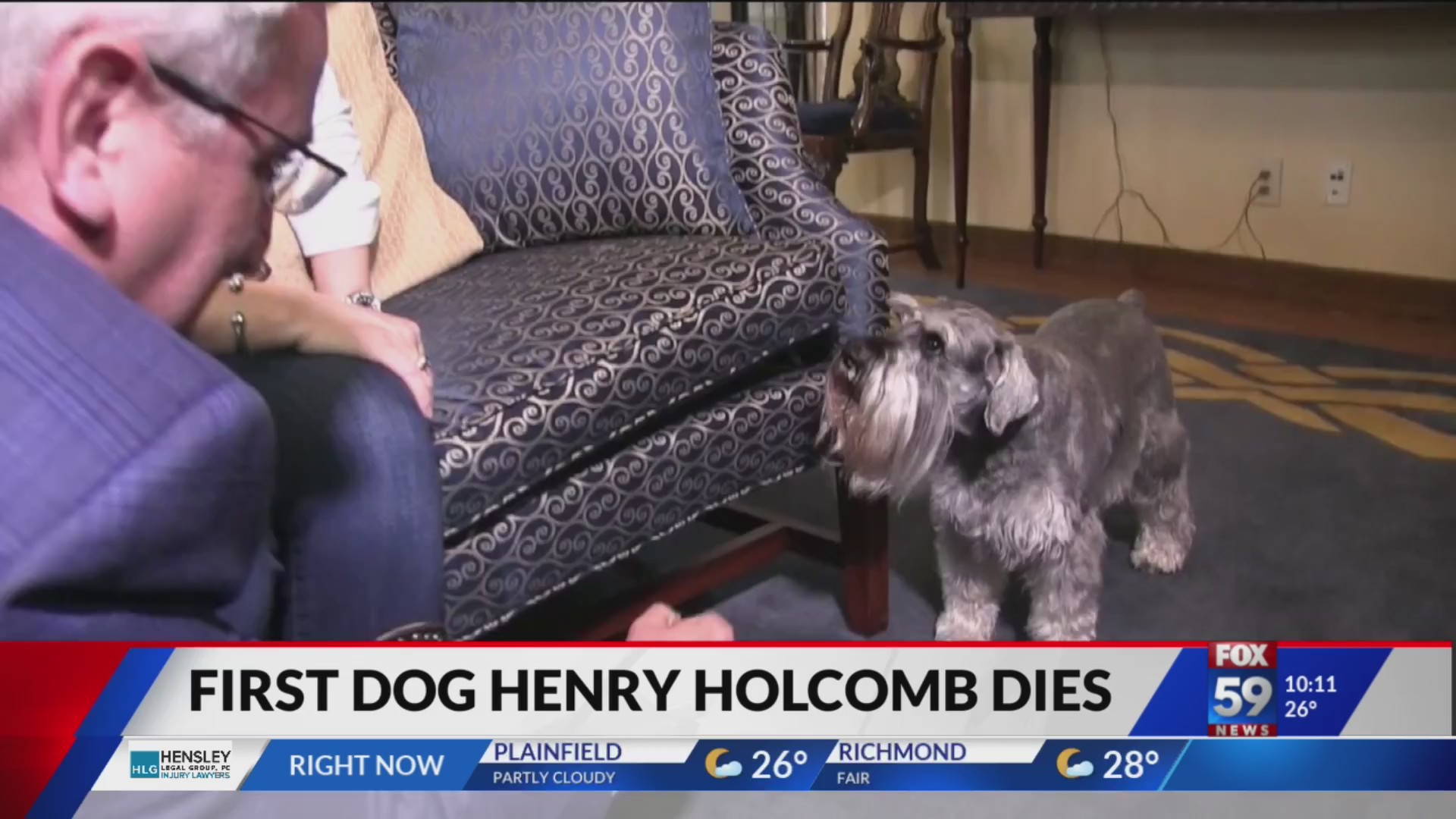 Indiana’s First Dog Henry Holcomb dies – Fox 59