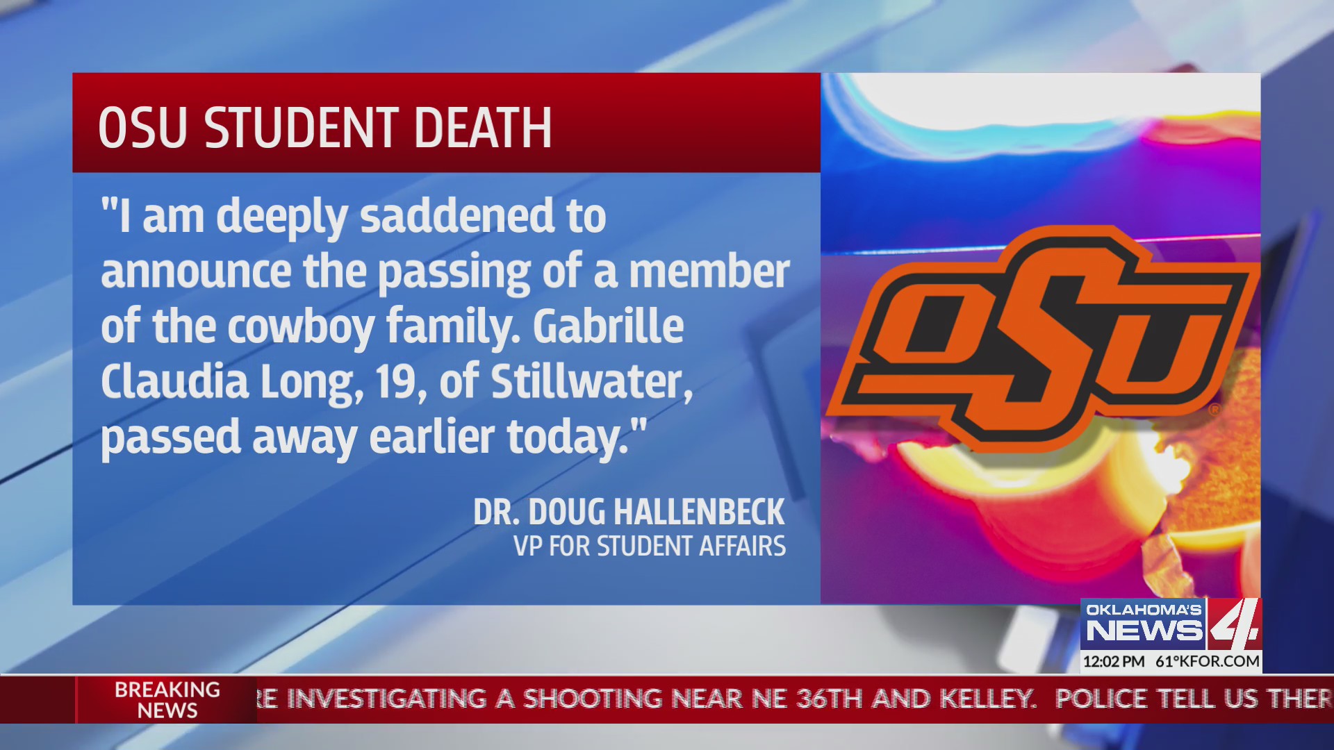 Investigation continues into OSU hit and run death – KFOR.com Oklahoma City