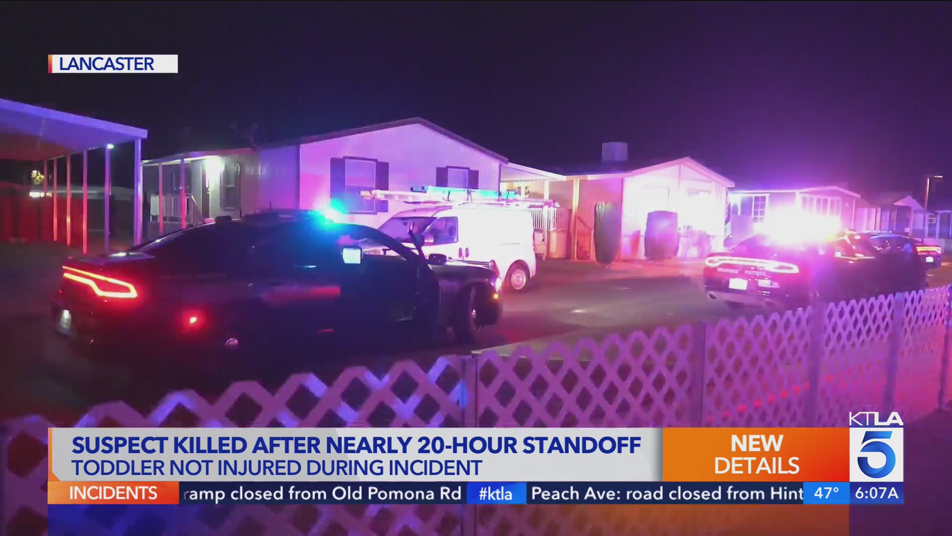 Barricade suspect shot after holding gun to baby’s head: LASD – KTLA
