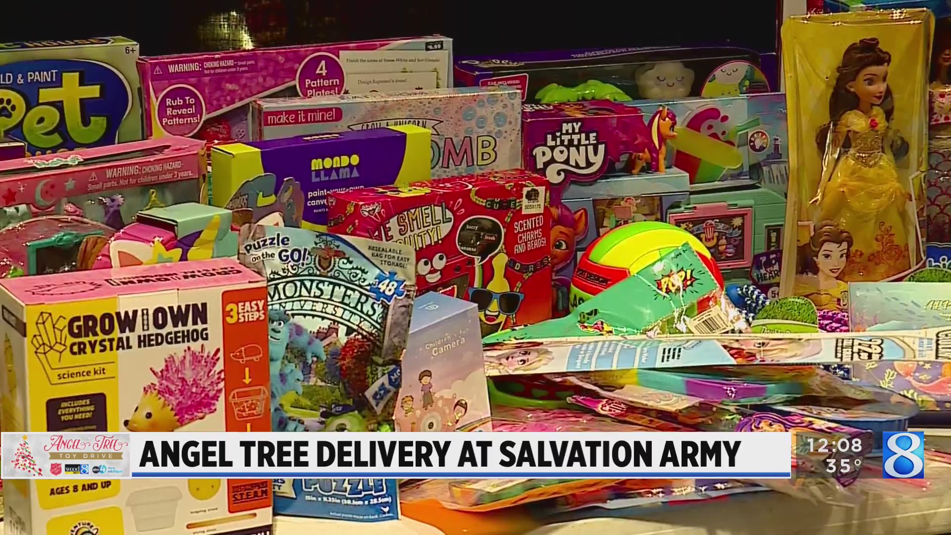 Angel Tree delivery at Salvation Army – WOODTV.com