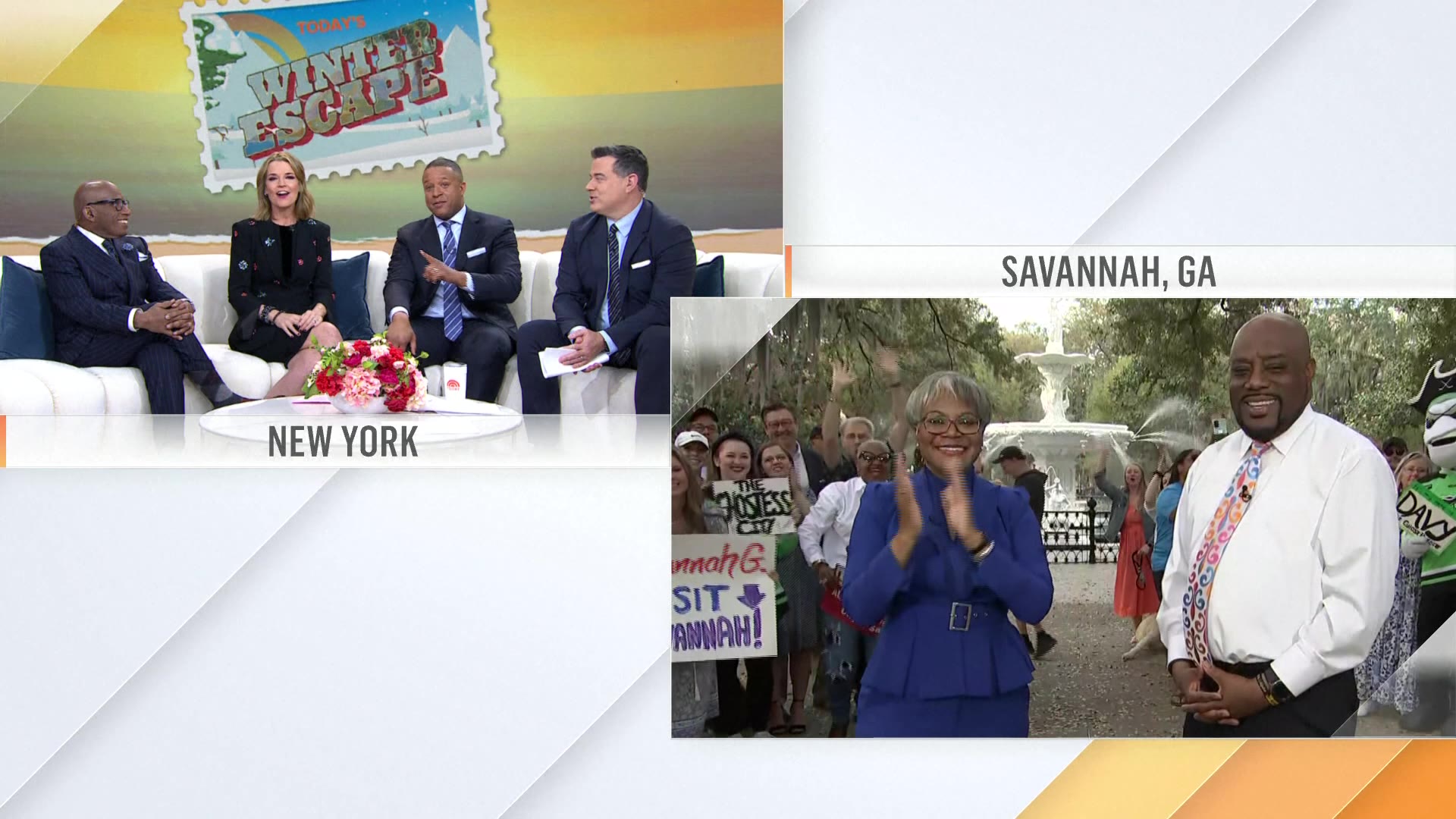 Savannah on TODAY show for Winter Escape series – WSAV-TV