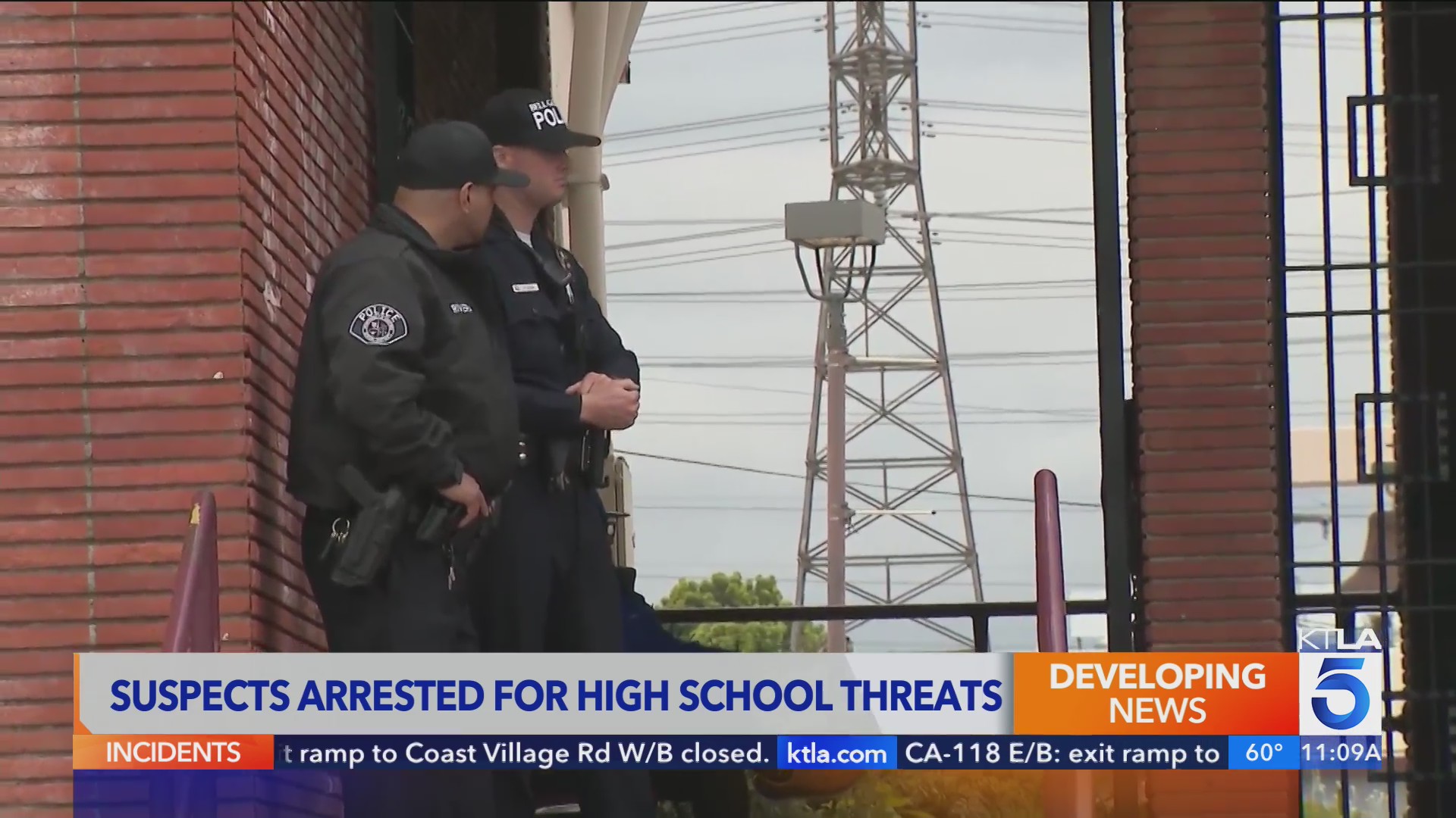 2 arrested after high school threat investigation turns up weapons, ammunition – KTLA