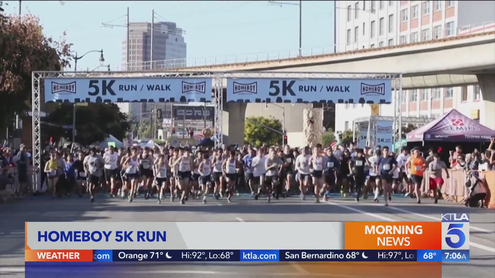 Thousands run for gang-rehabilitation charity in Downtown Los Angeles ...