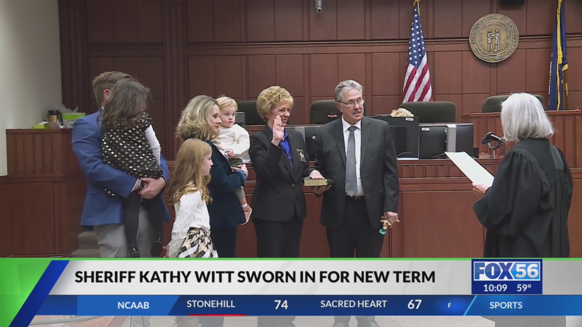 Kathy Witt sworn in for another term as Fayette County sheriff – FOX 56 ...