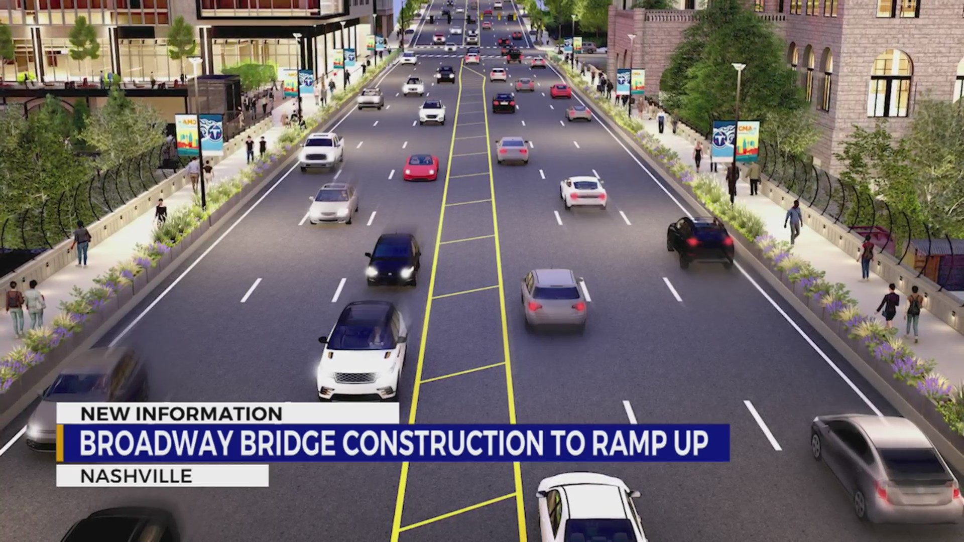 Broadway bridge construction ramps up – WKRN News 2