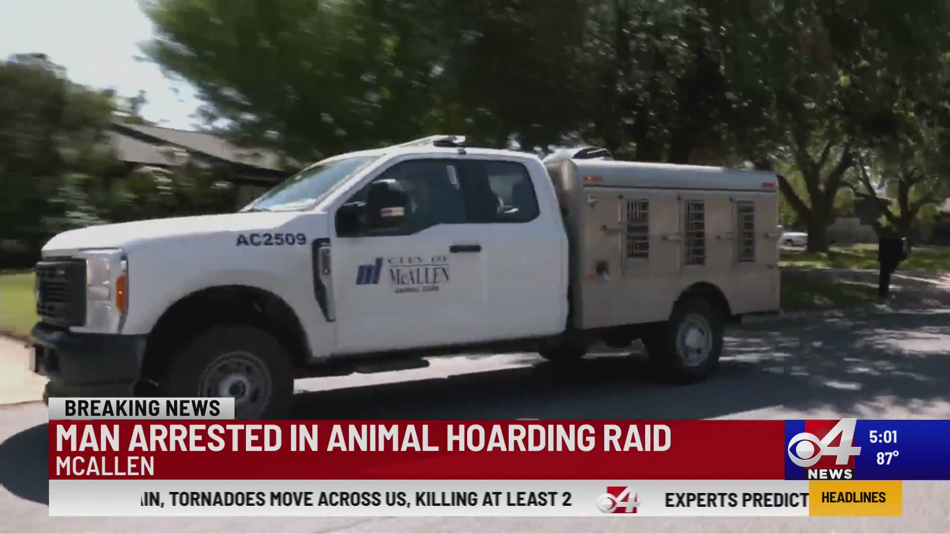 Man arrested in animal hoarding raid – KVEO-TV