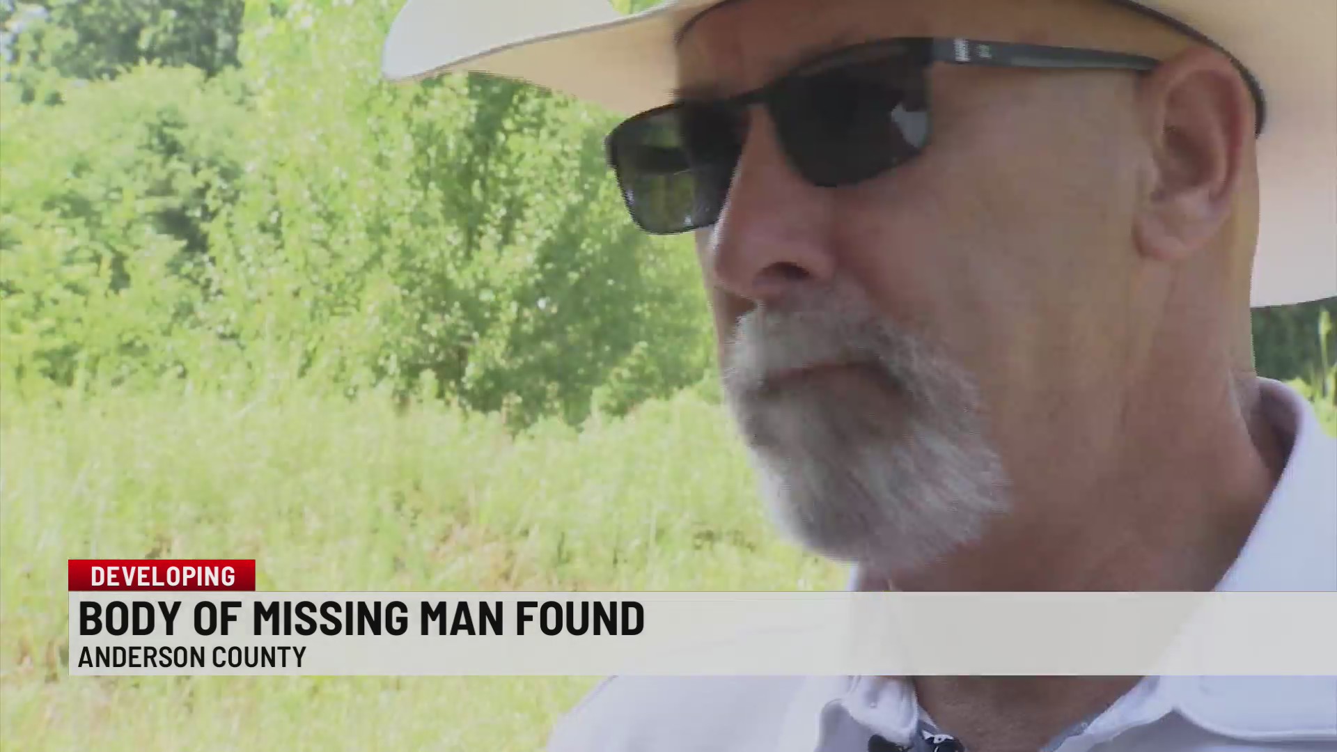 Missing person’s body found in Anderson Co. field – WSPA 7NEWS