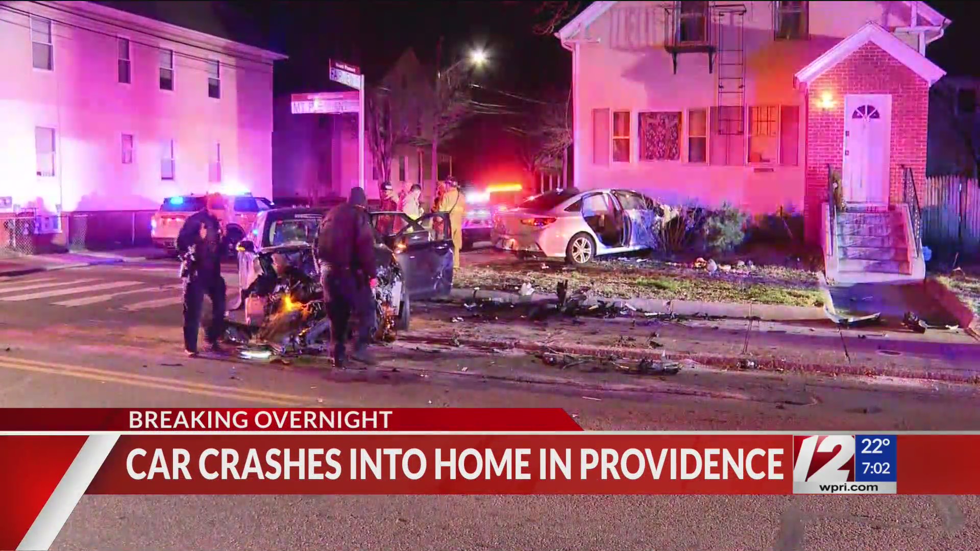 Car slams into Providence home – WPRI.com