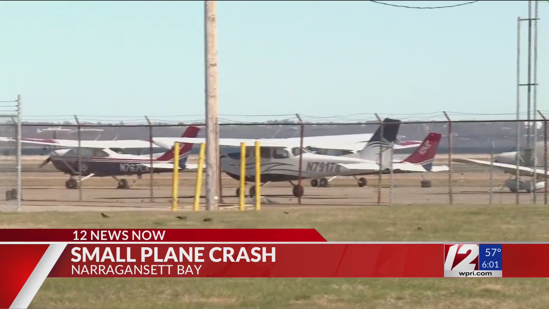 Plane with 2 aboard crashes off coast of Quonset Point – WPRI.com