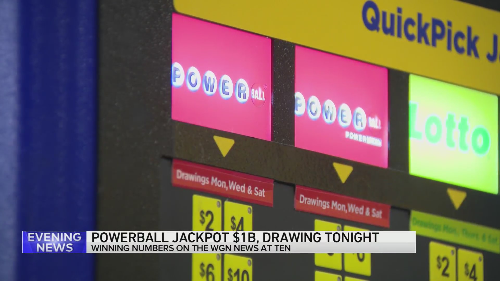Powerball jackpot reaches $1 billion as drawing for giant prize nears ...