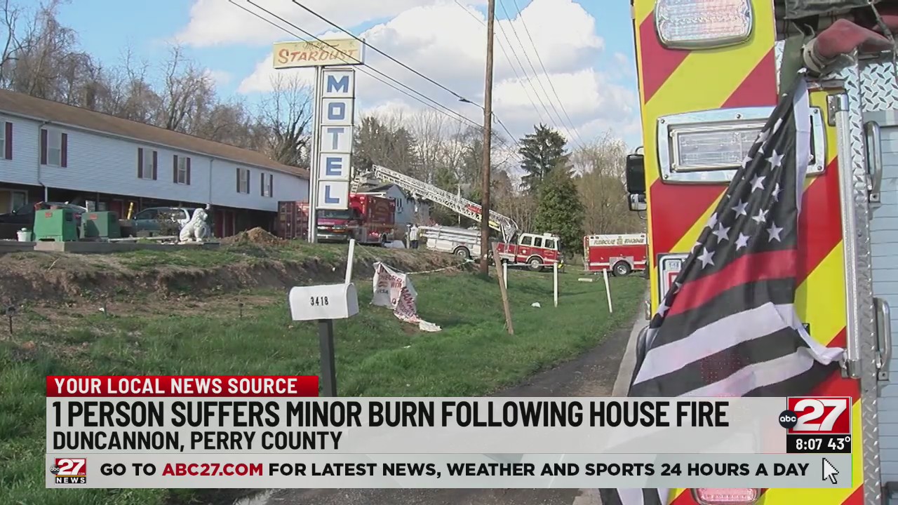 House fire in Duncannon displaces two, injures one – ABC27