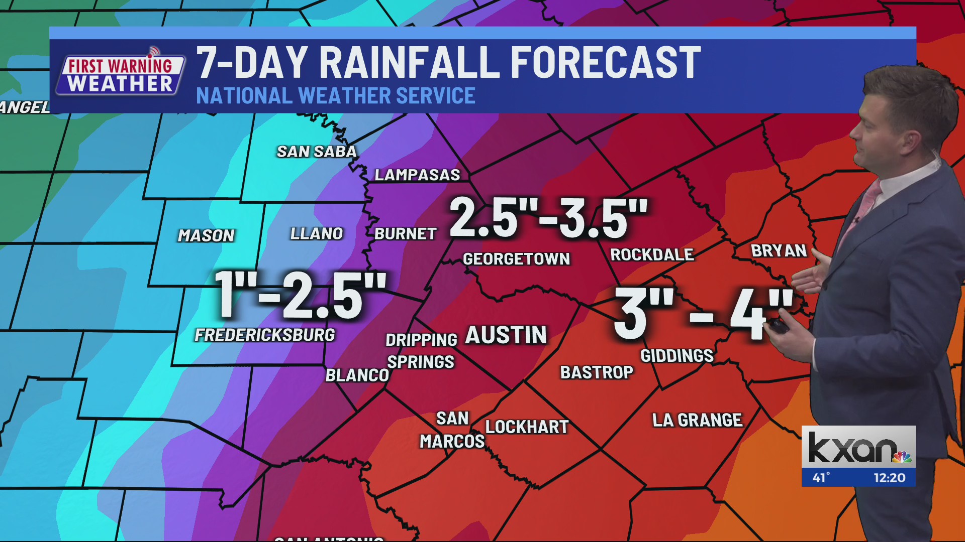 First Warning Weather with Meteorologist Nick Bannin – KXAN Austin