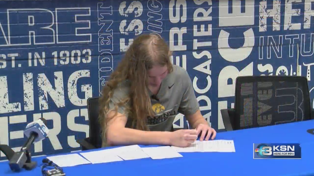 Ava Jones signs National Letter of Intent to play at Iowa – KSN-TV