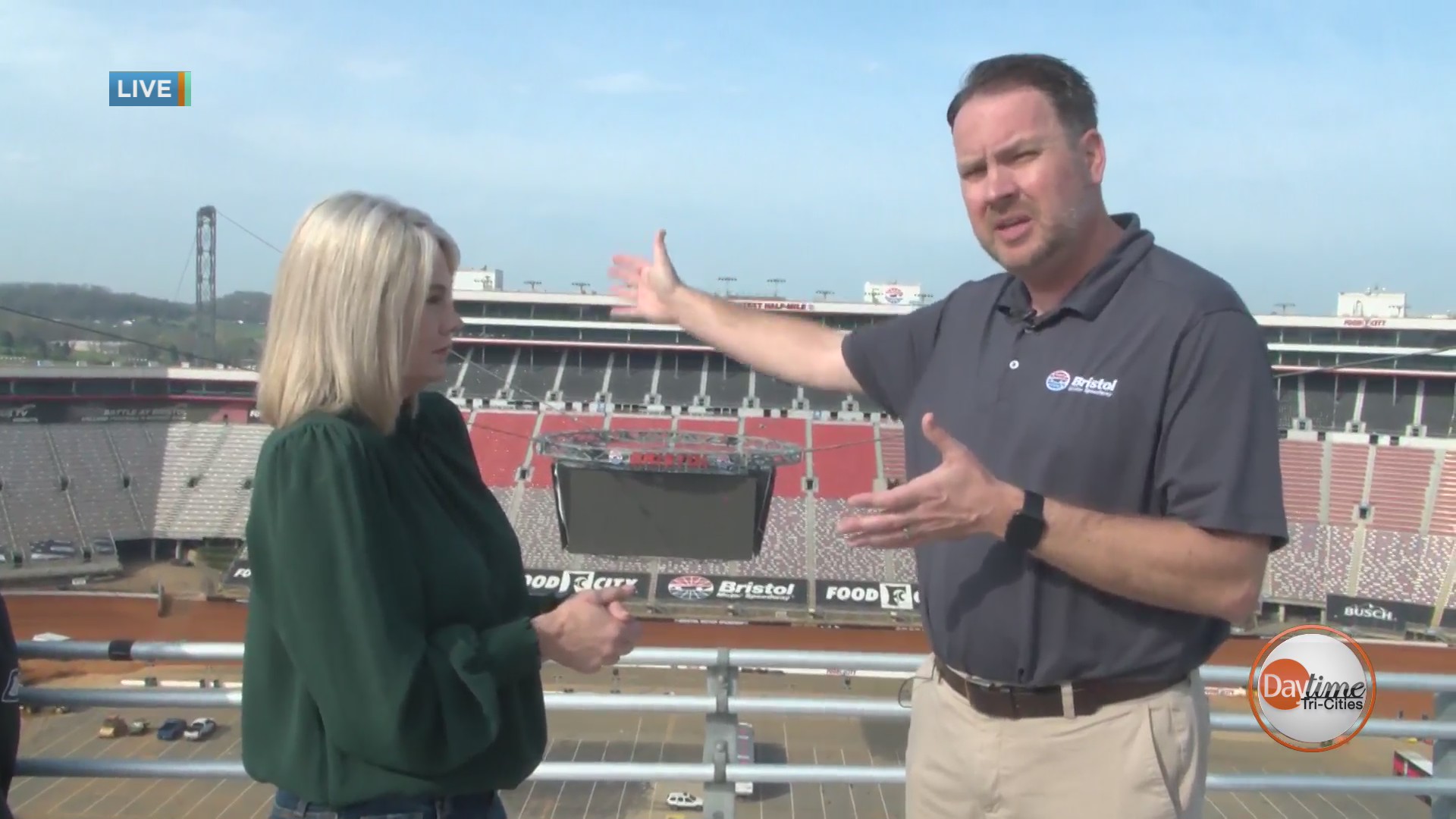 Daytime LIVE: Exploring Colossus TV at Bristol Motor Speedway-Part 3 ...