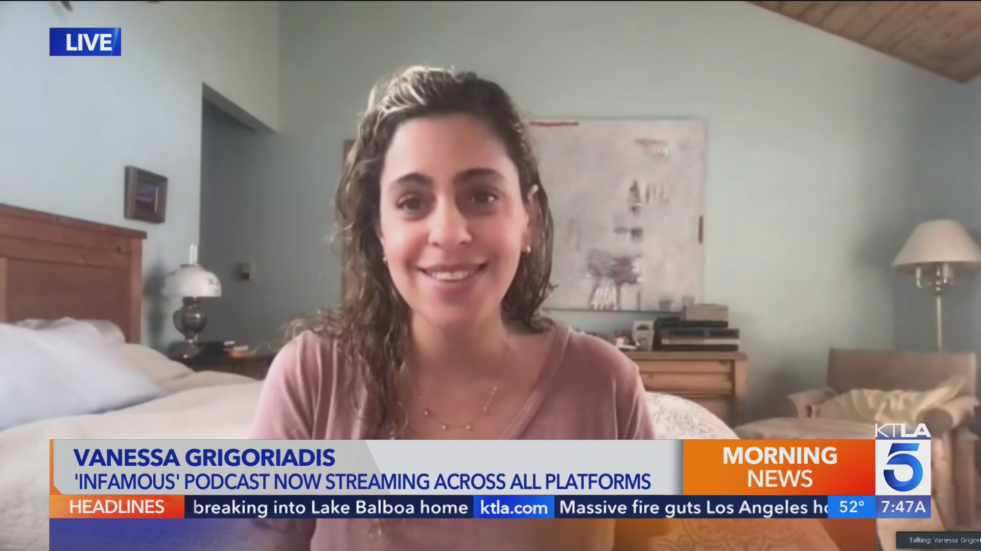 Vanessa Grigoriadis talks all about her podcast ‘Infamous’ – KTLA