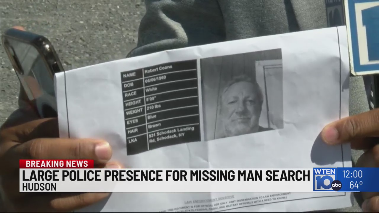 Where is Robert Coons? Search for missing Hudson man ramps up – NEWS10 ABC