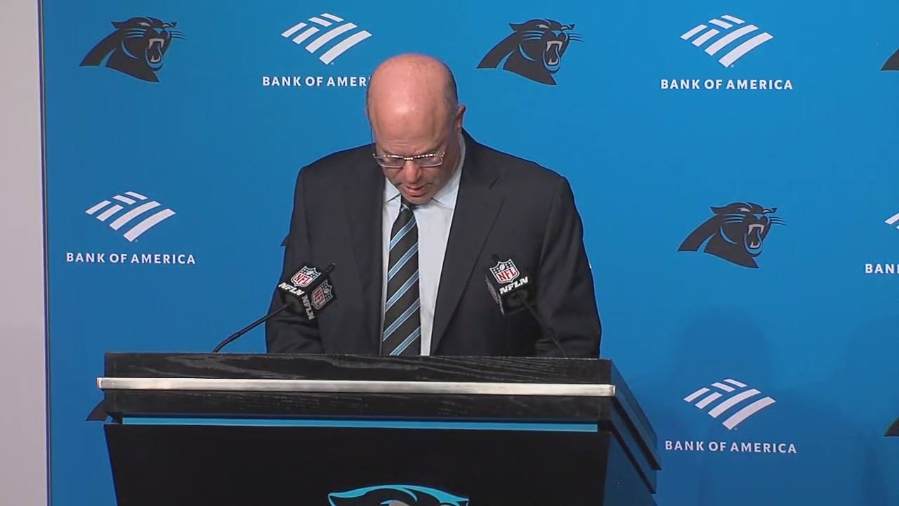 Carolina Panthers hold press conference after head coach firing – Queen ...
