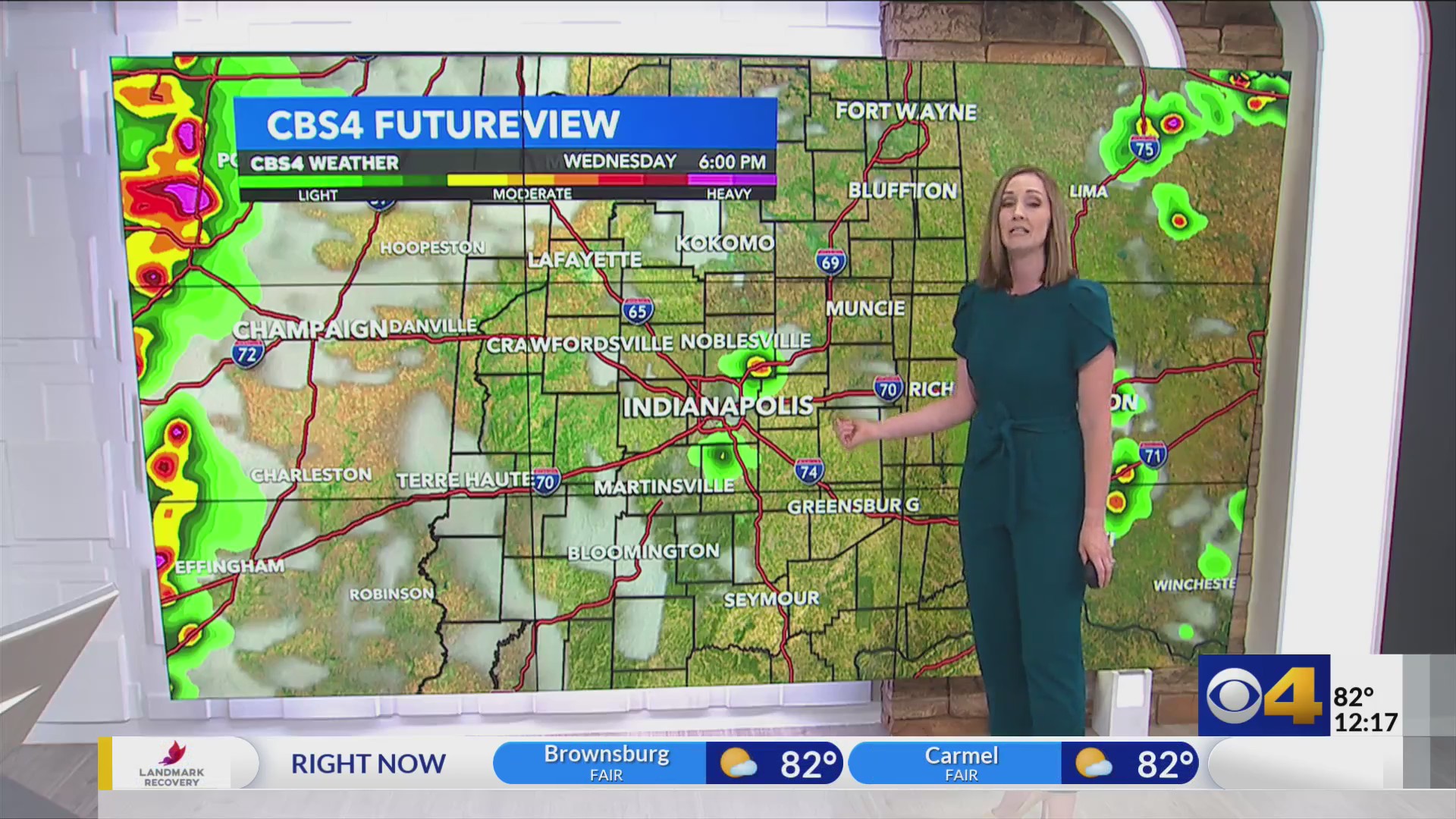 Krista forecast rain and thunderstorms – WTTV CBS4Indy