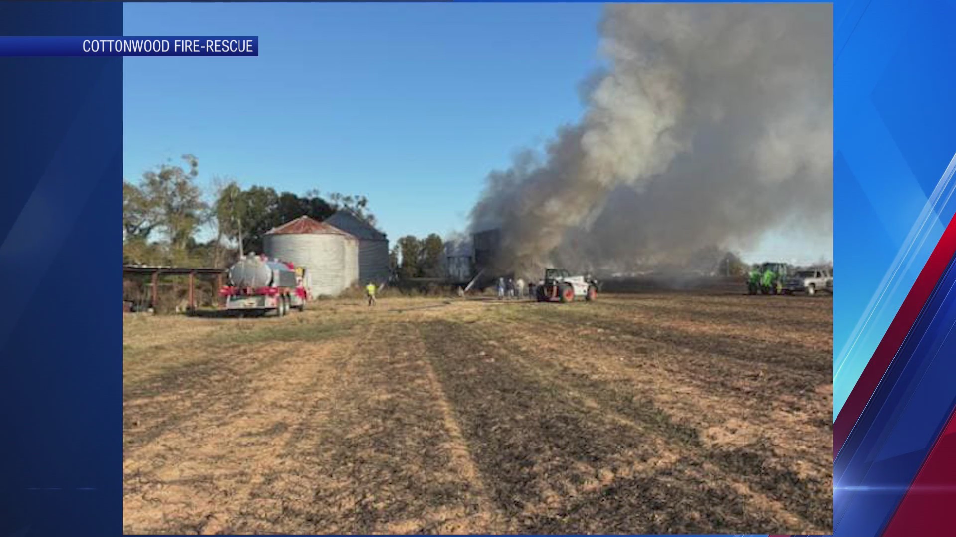 Multiple fire crews extinguish hay barn fire in Houston Co. – WDHN ... Multiple fire crews extinguish hay barn fire in Houston Co. – WDHN ...