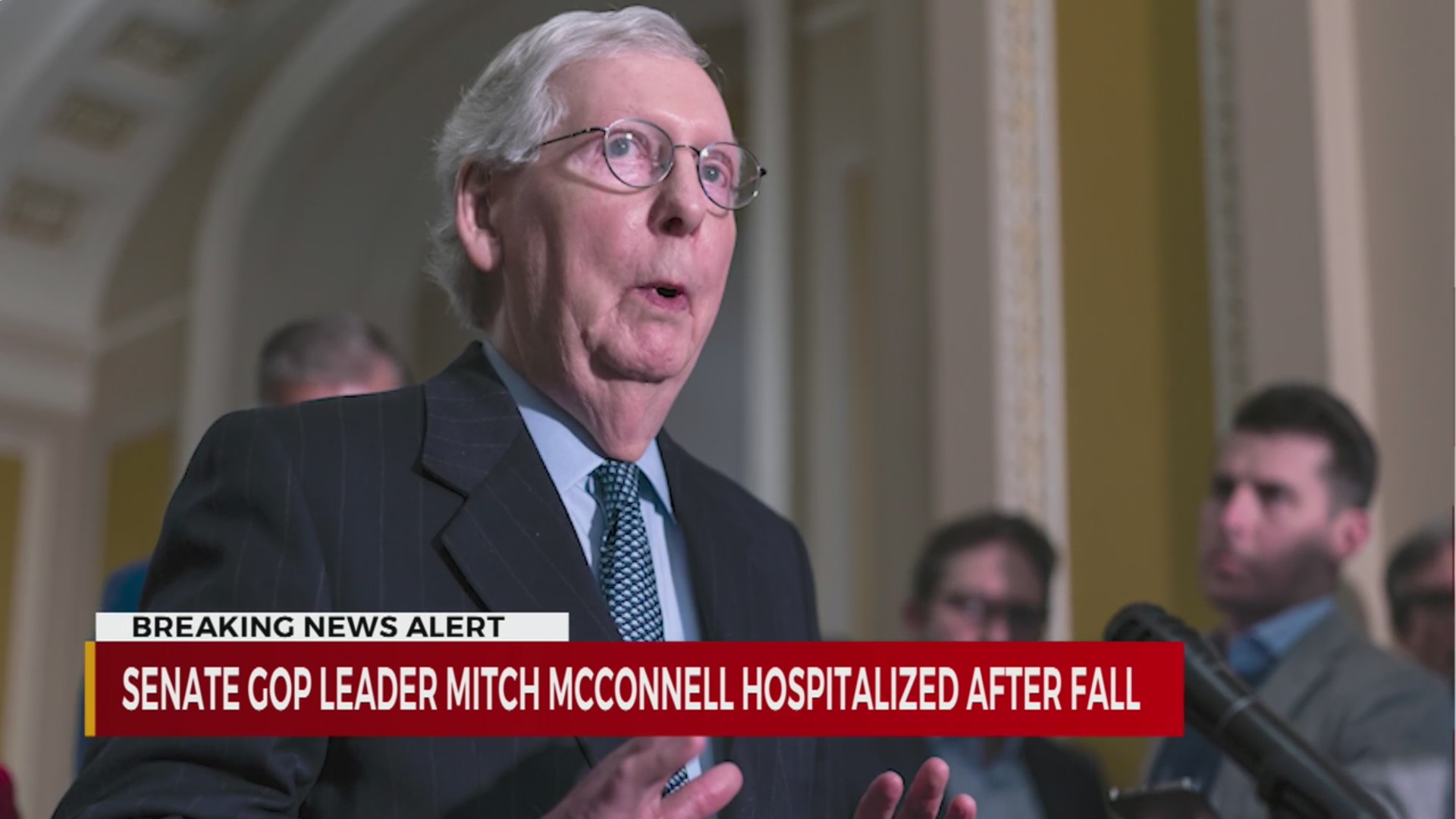 McConnell hospitalized after fall – WKRN News 2