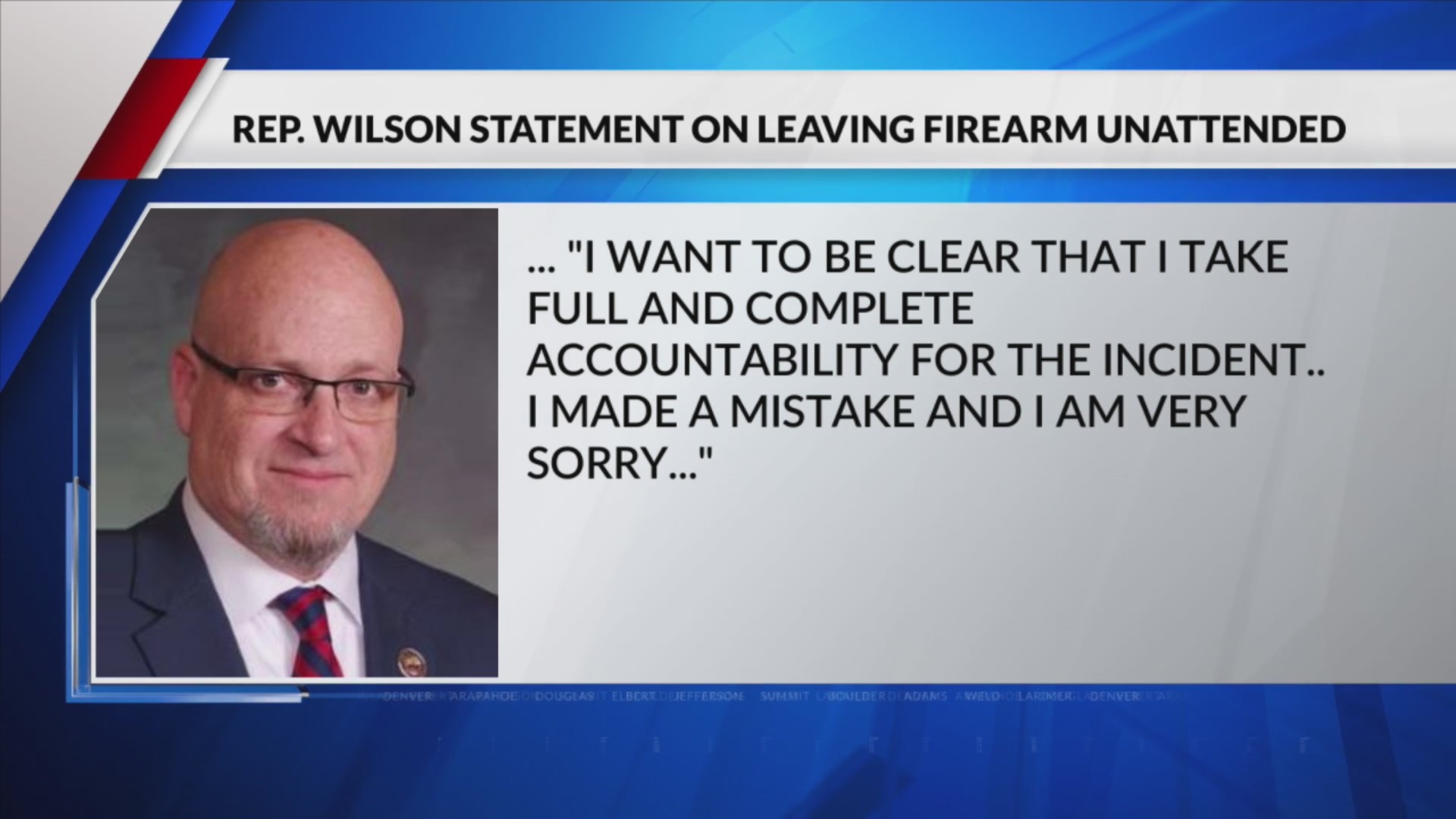 Colorado lawmaker admits to leaving gun unattended at state Capitol ...