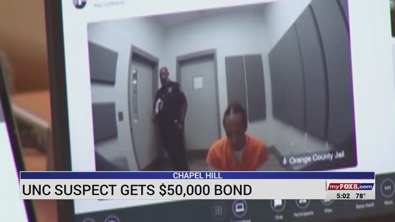UNC suspect gets $50,000 bond – FOX8 WGHP
