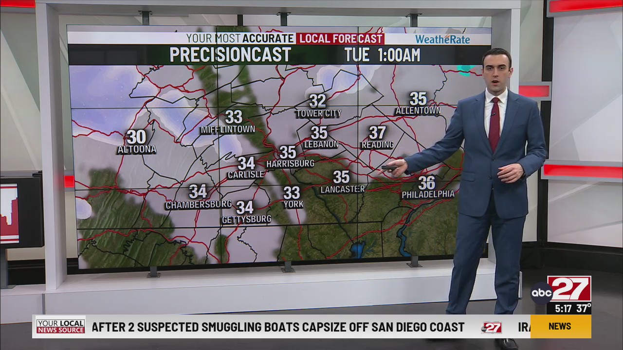 Adis Juklo’s Monday AM Forecast – PAhomepage.com