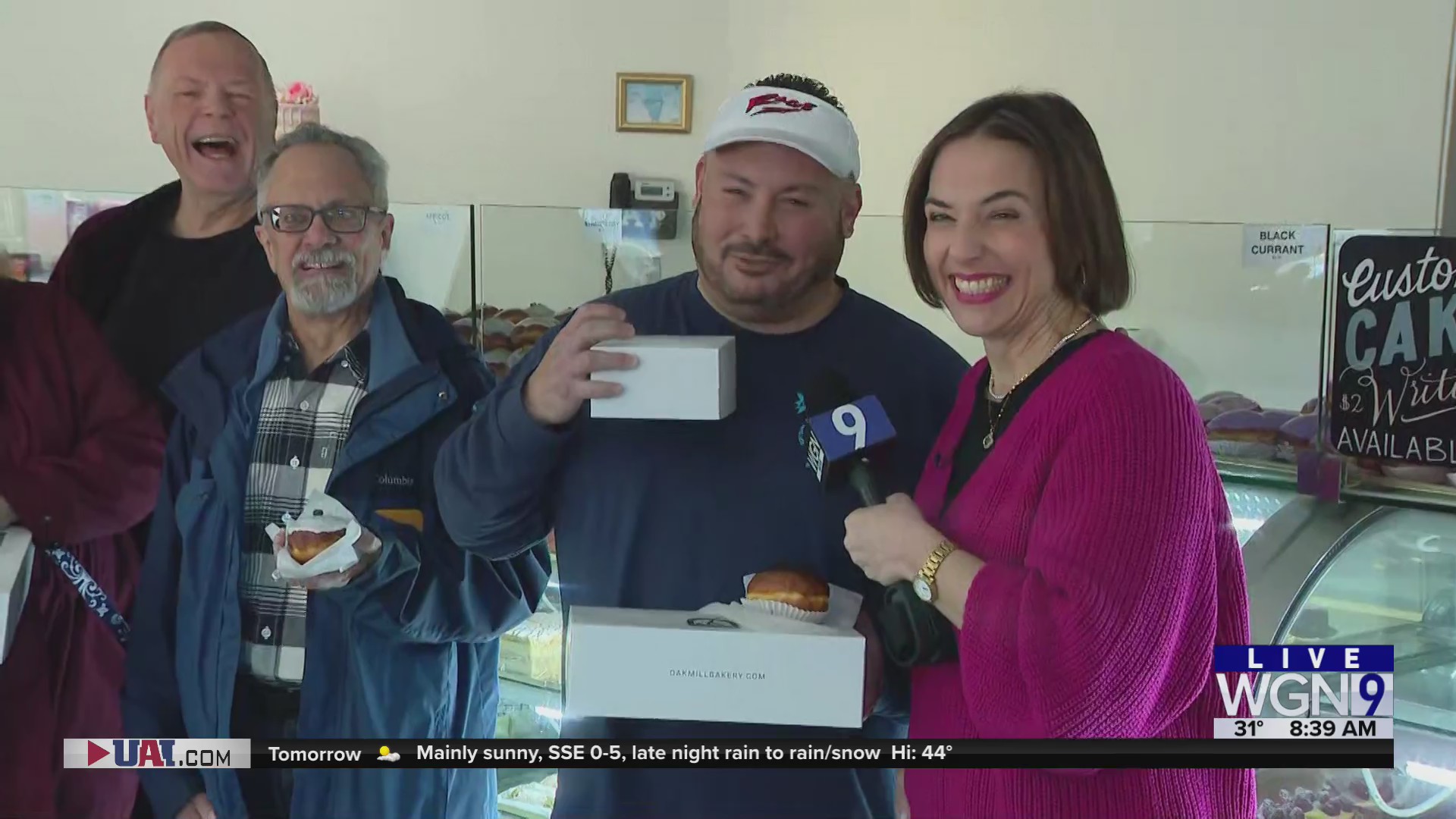 Around Town – Oak Mill Bakery – WGN-TV