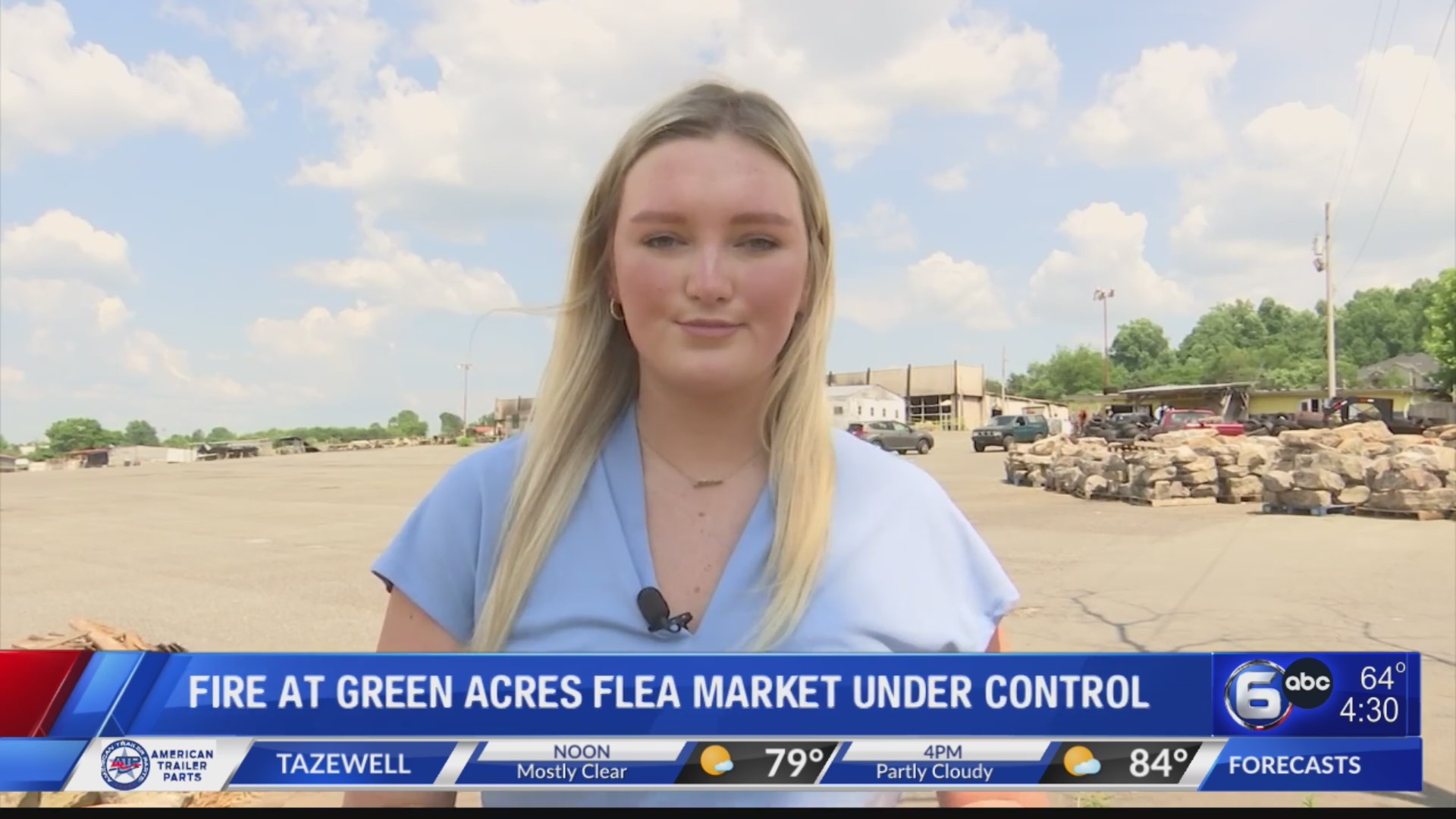 Fire at Green Acres Flea Market under control Sunday – WATE 6 On Your Side