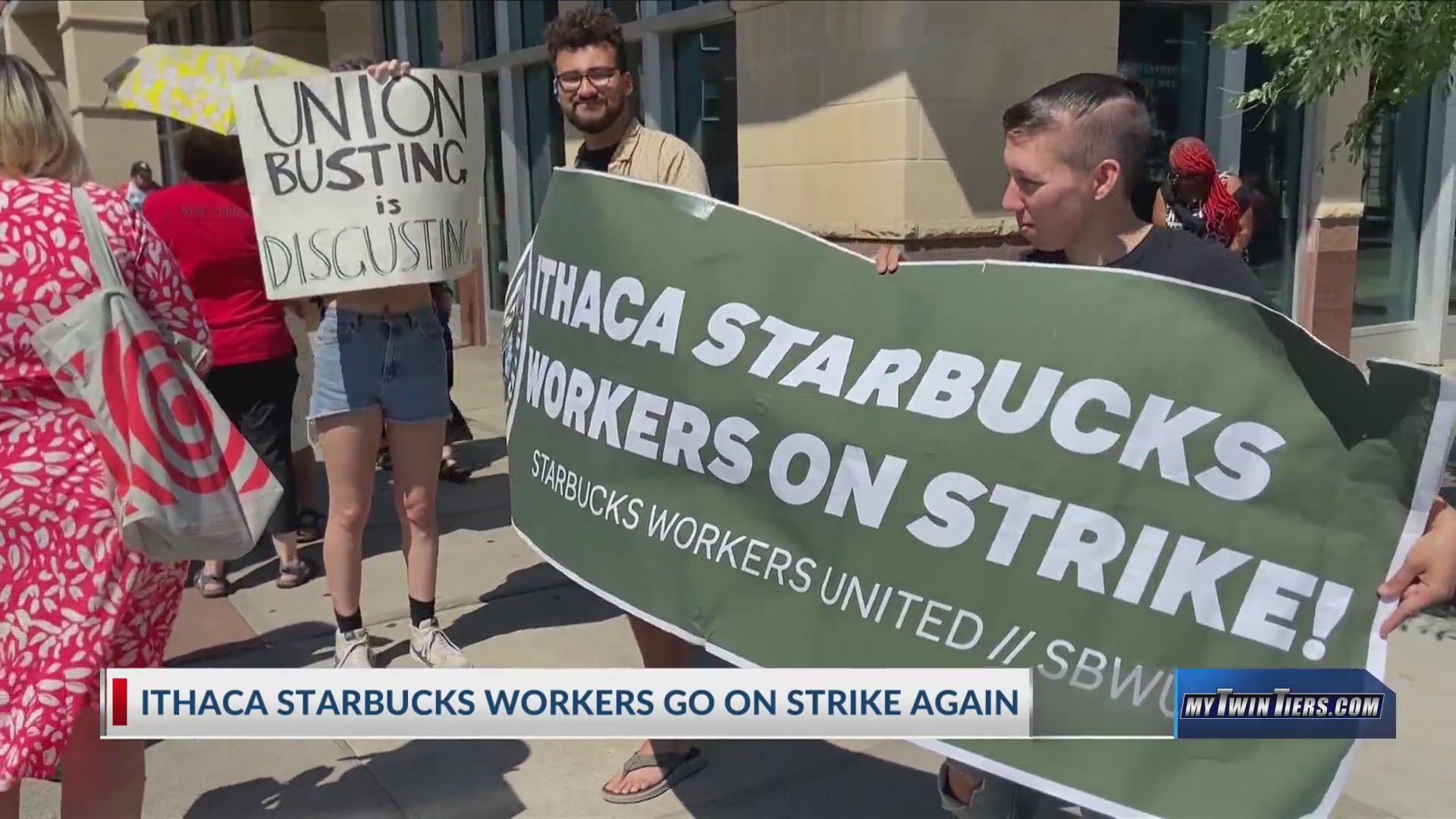 Ithaca Starbucks workers strike after employee is fired – WETM ...