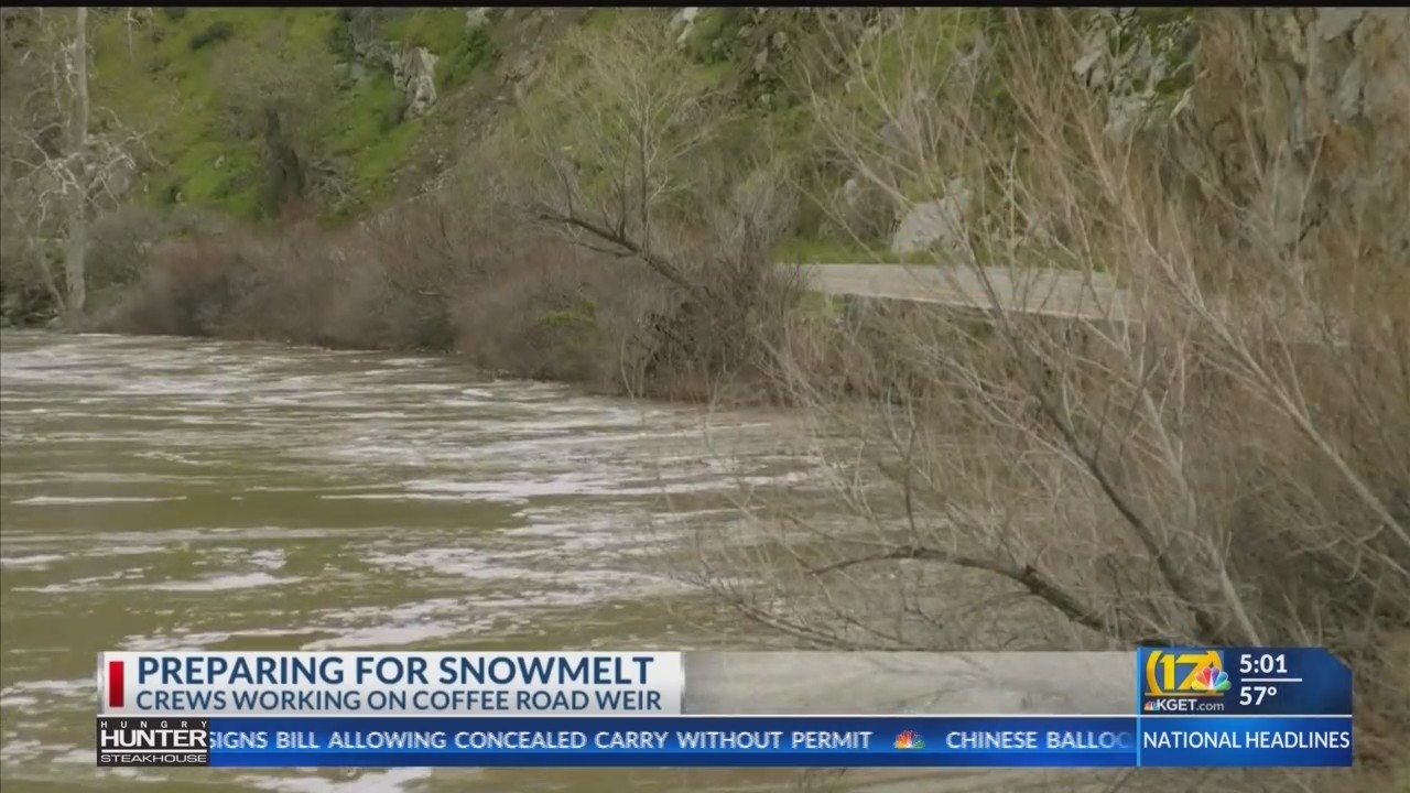 Local crews are preparing for snowmelt – KGET 17