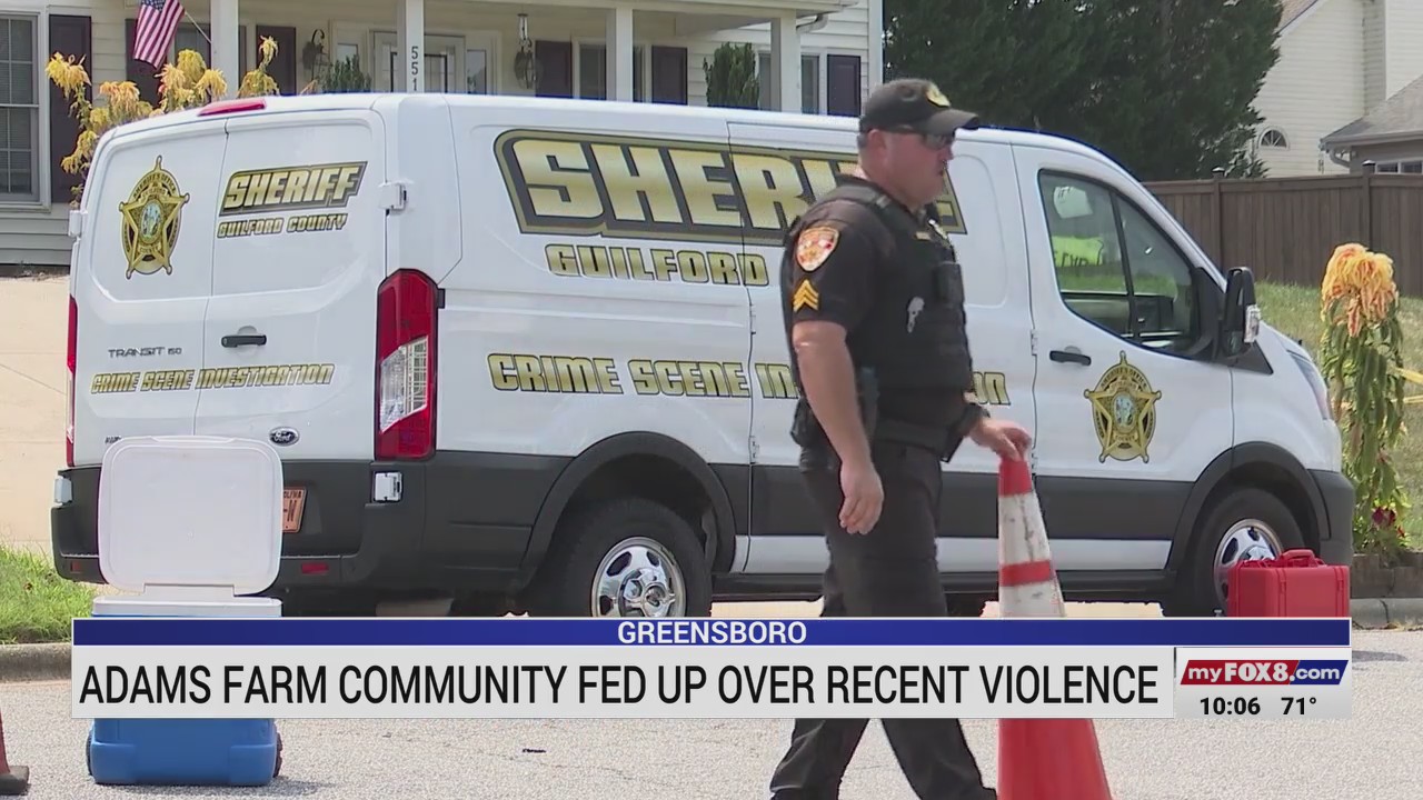 Adams Farm community in Greensboro fed up with recent violence – FOX8 WGHP