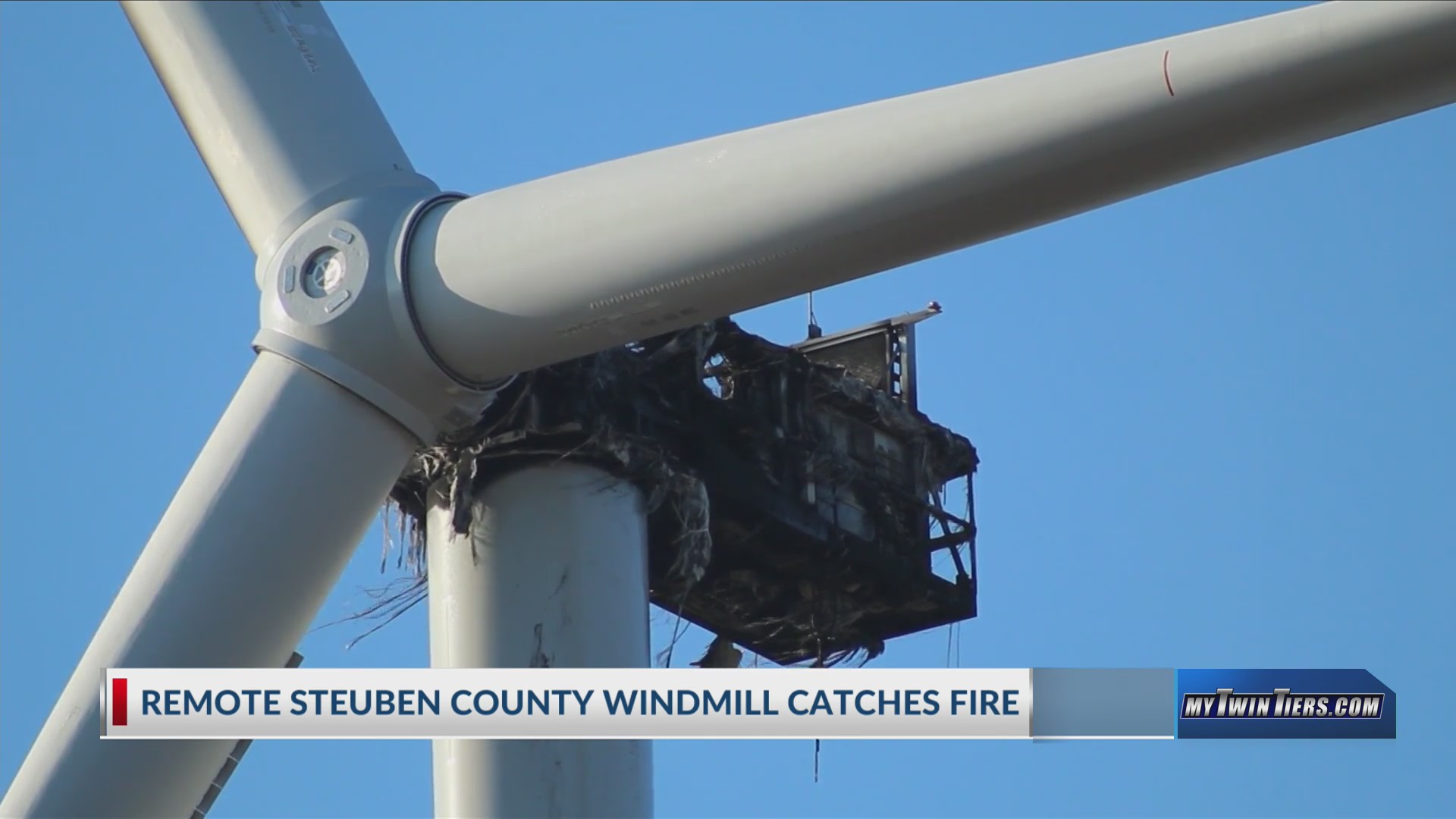 See the aftermath after a remote Steuben County windmill catches fire ...
