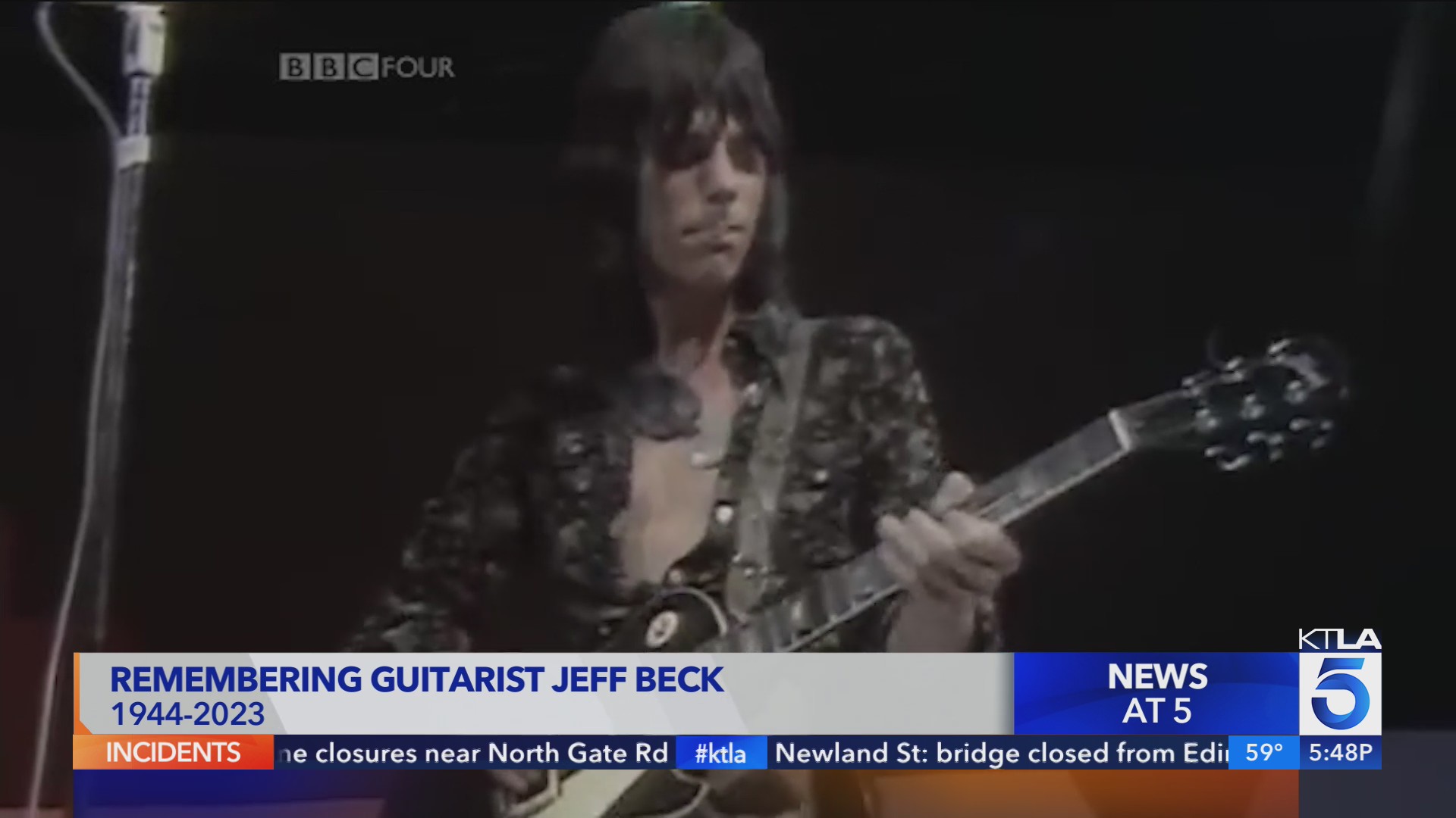 Legendary rock guitarist Jeff Beck dead at 78 – KTLA
