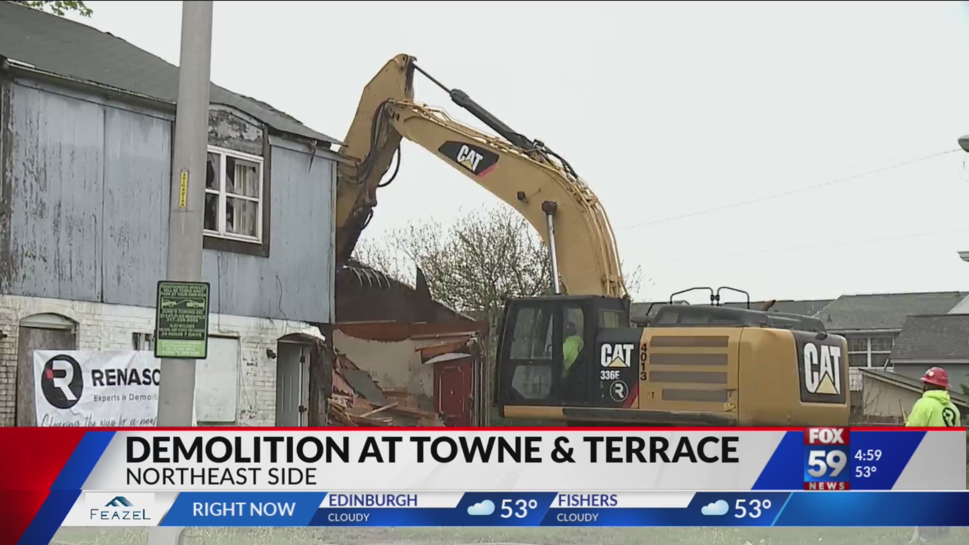 Demolition begins at long troubled Towne and Terrace housing complex ...