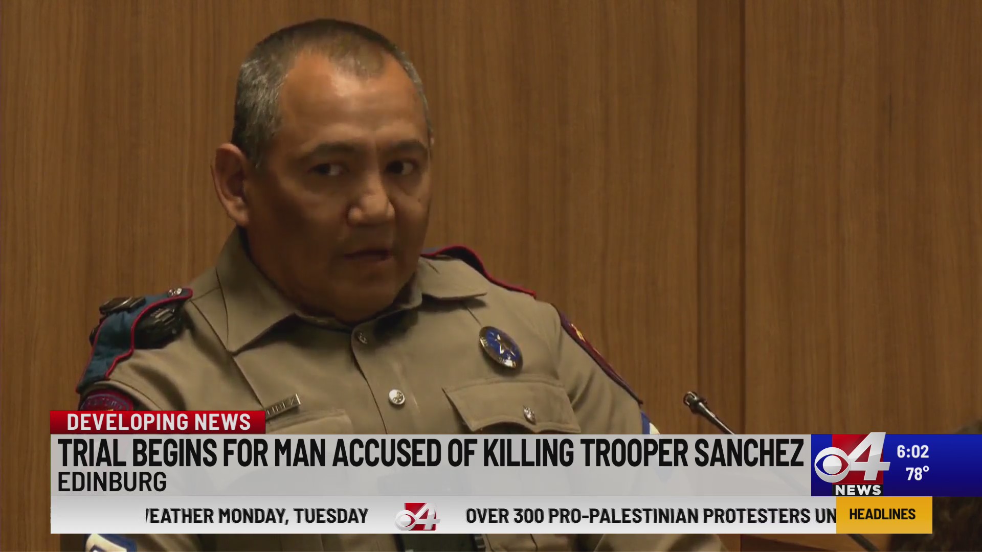 Trail begins for man accused of killing Trooper Sanchez – KVEO-TV