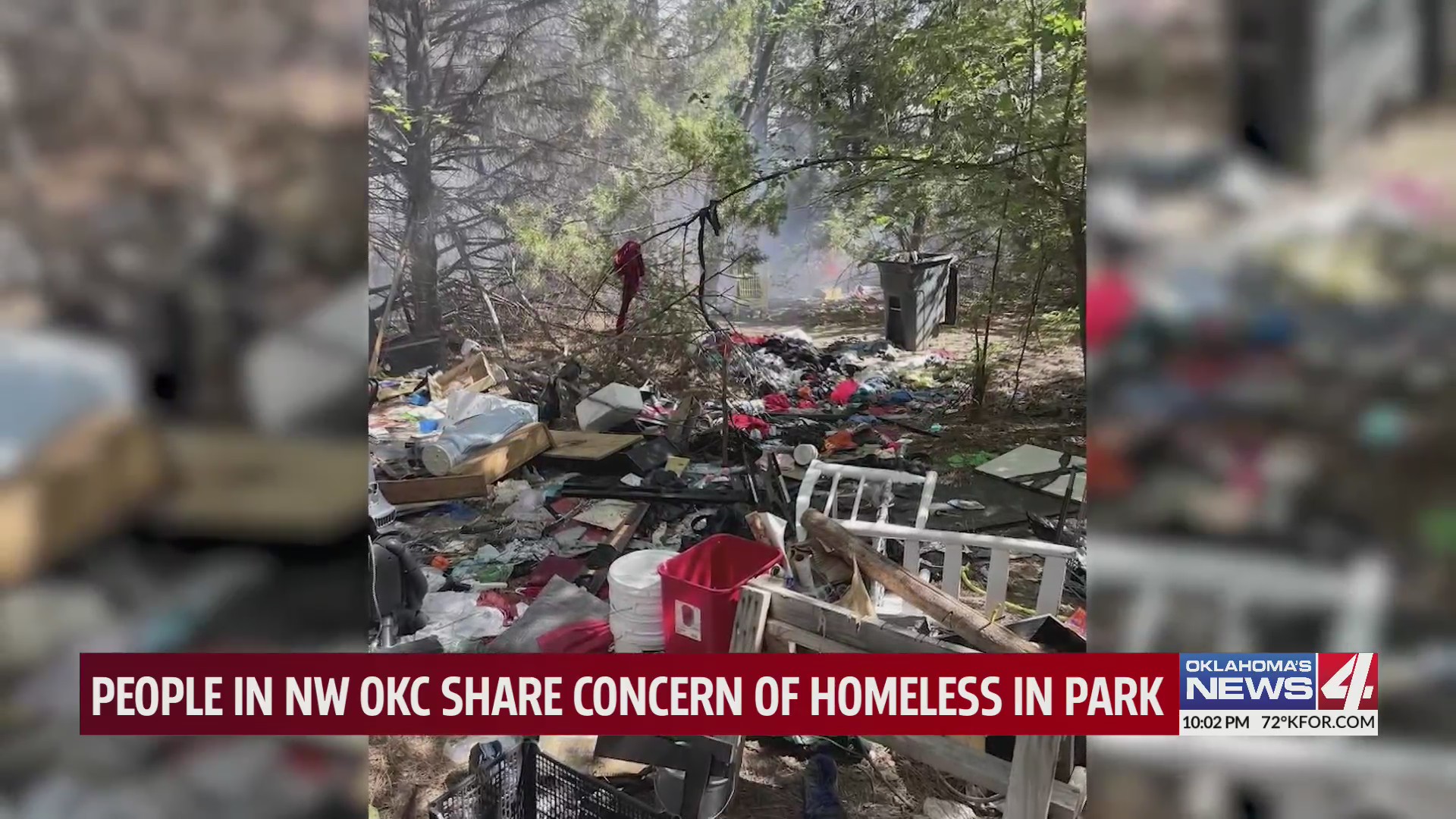 Residents near Dolese Park share concern of homeless camps in park ...