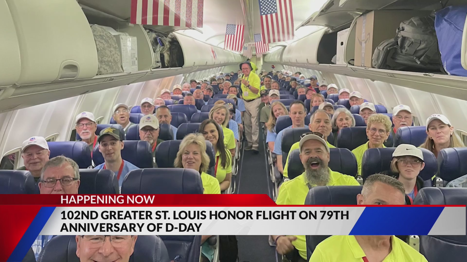 102nd Greater St. Louis Honor Flight on 79th anniversary of D-Day ...