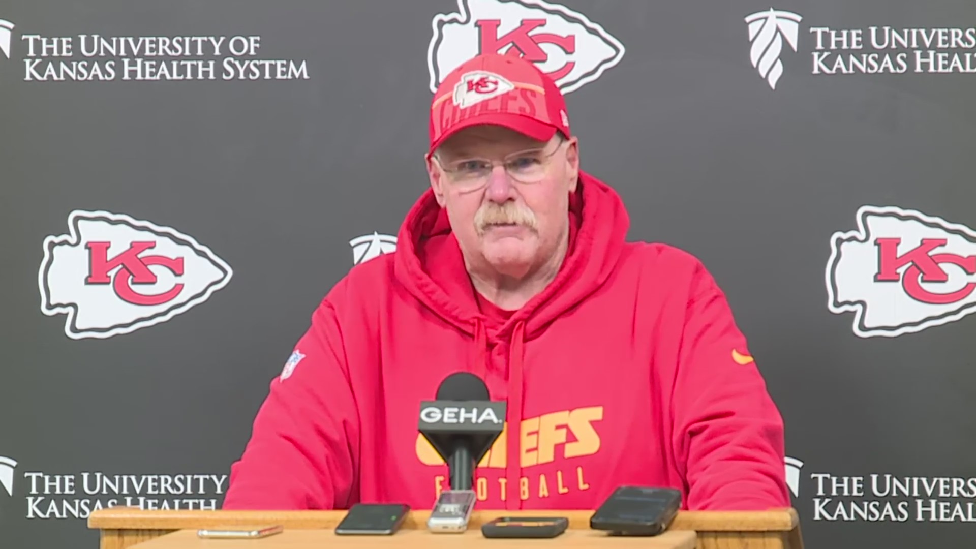 Chiefs coach Andy Reid speaks about Justyn Ross, matchup against ...