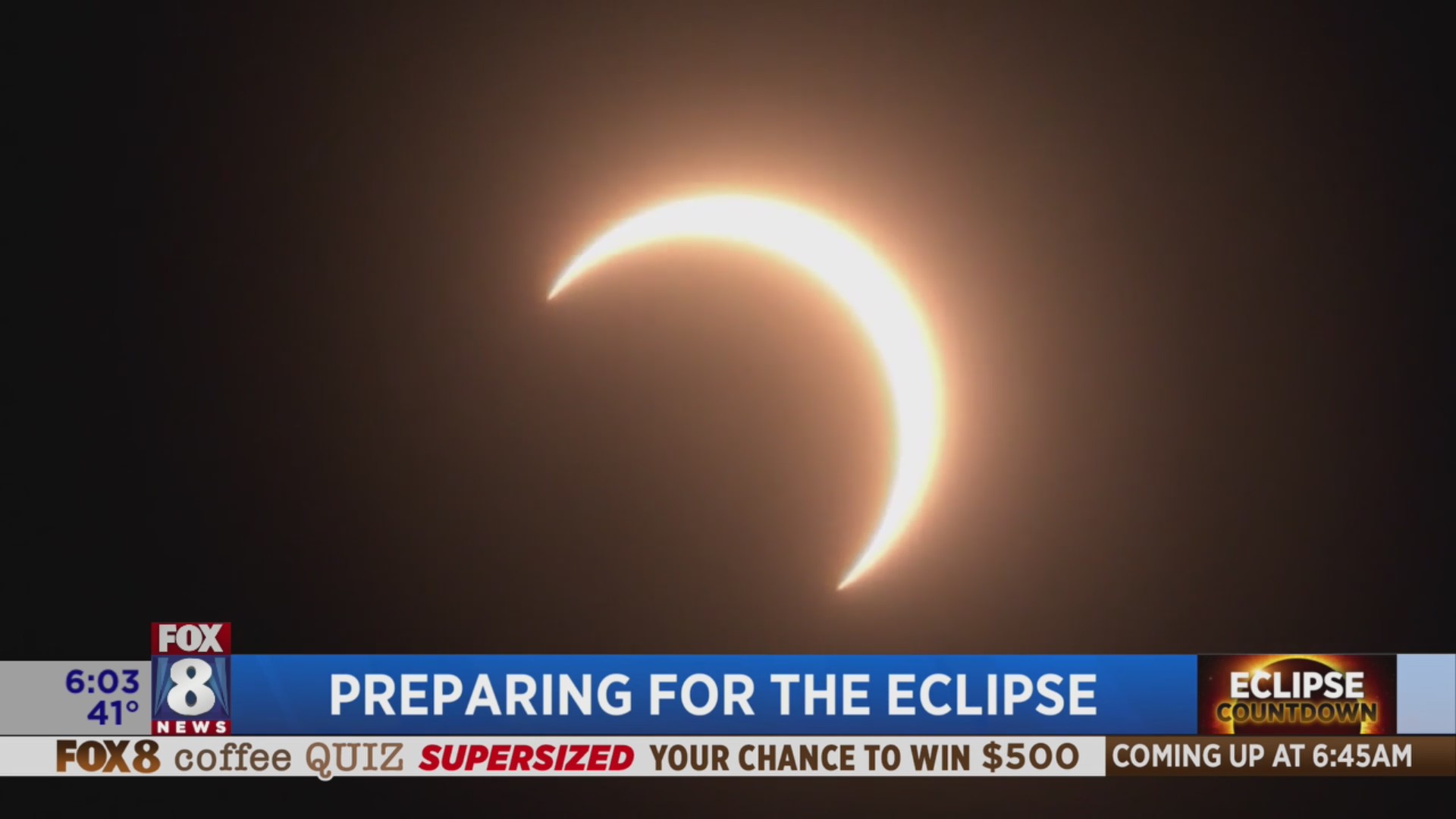 Total solar eclipse countdown: How to watch in Cleveland – Fox 8 ...