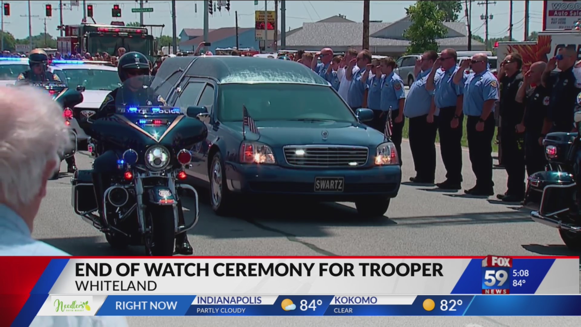 10-42 final radio call played for Indiana State trooper Aaron Smith ...