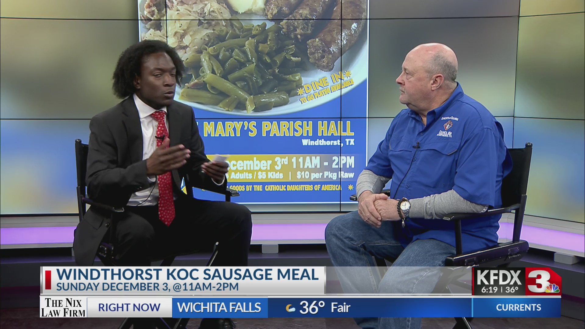 Windthorst Knights of Columbus Sausage Feed returns – Texomashomepage.com