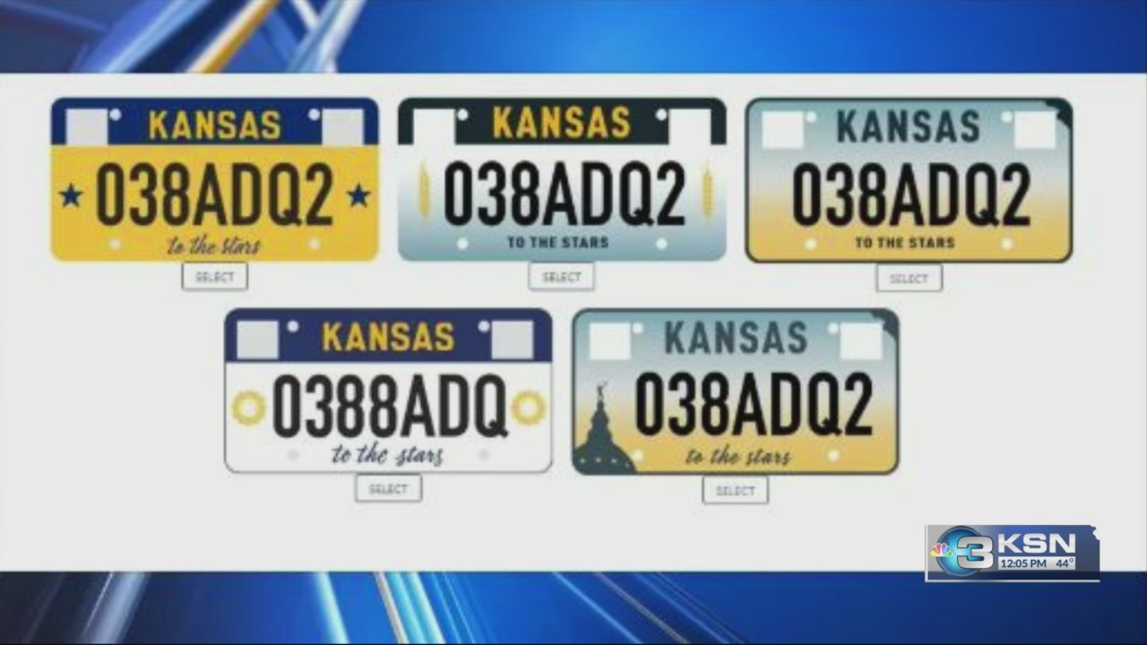Kansas opens up vote on new license plate design – KSN-TV