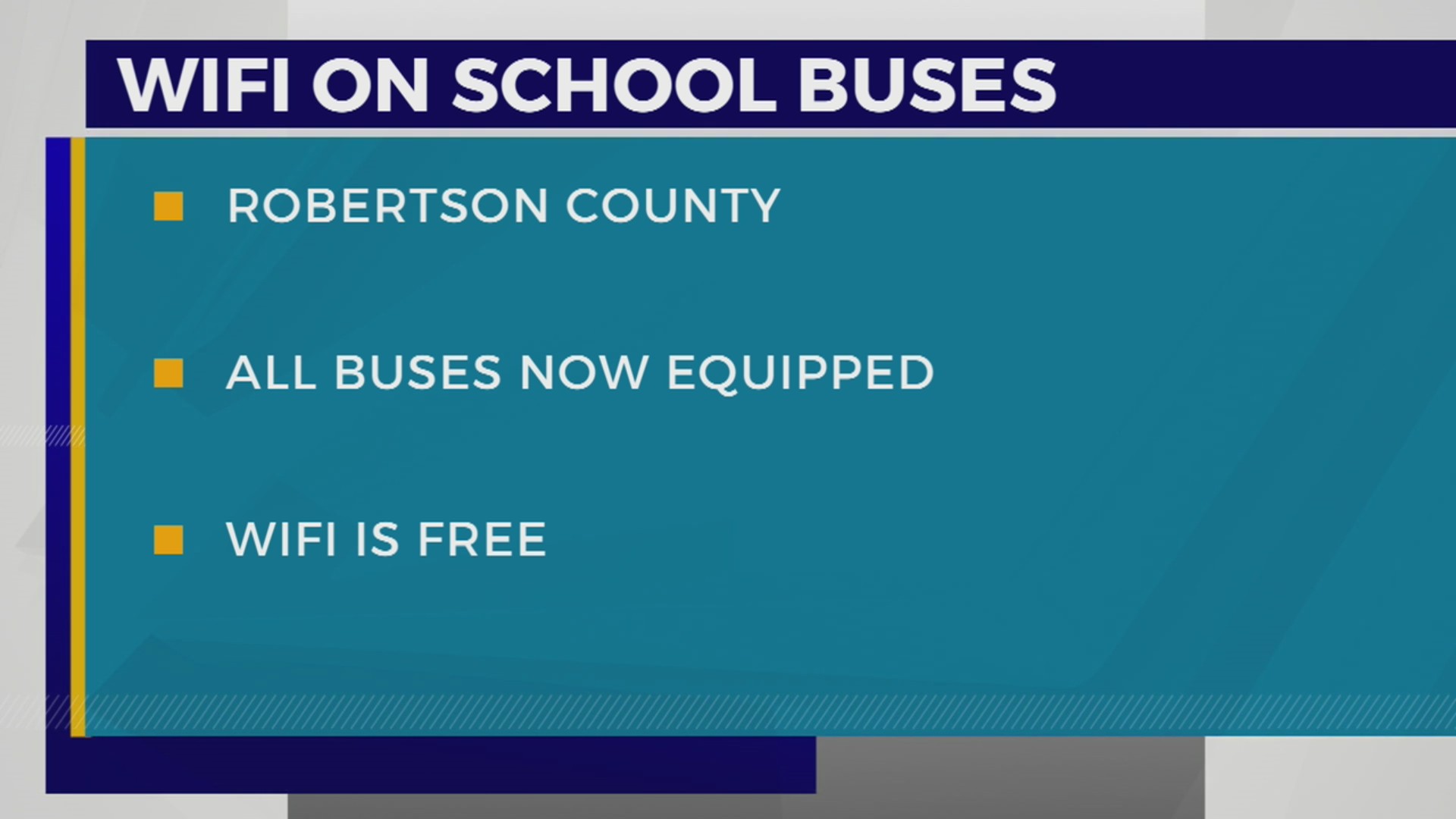 Wi-Fi on Robertson County school buses – WKRN News 2