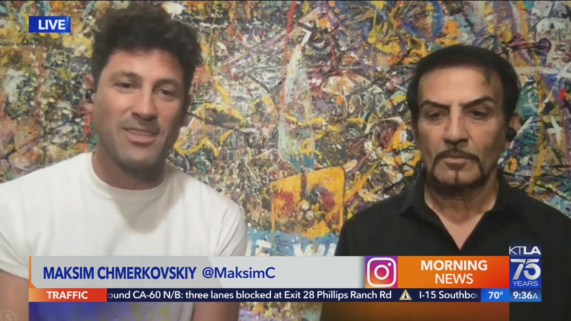 Maksim Chmerkovskiy and Davood Roostaei provide relief for people of ...