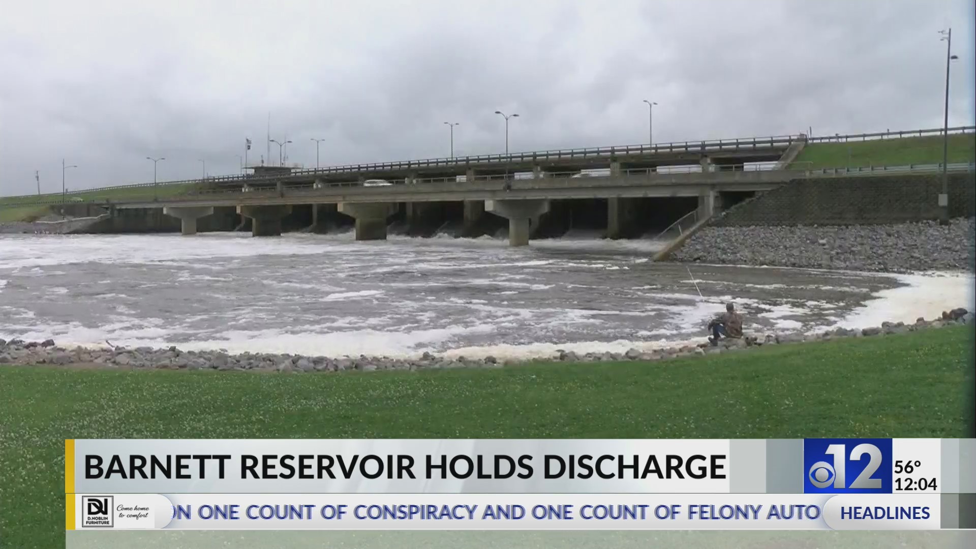 Reservoir holds water discharge after recent rain – WJTV