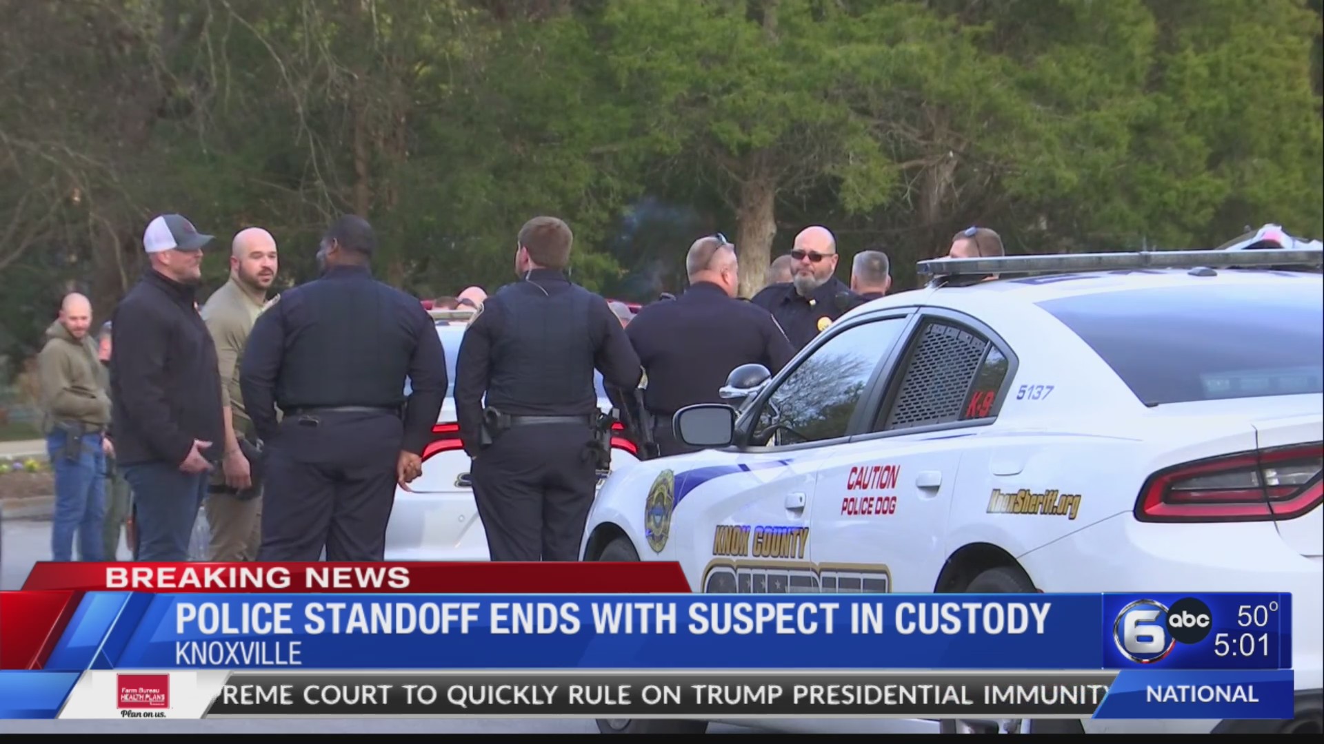 Police standoff ends with suspect in custody – WATE 6 On Your Side