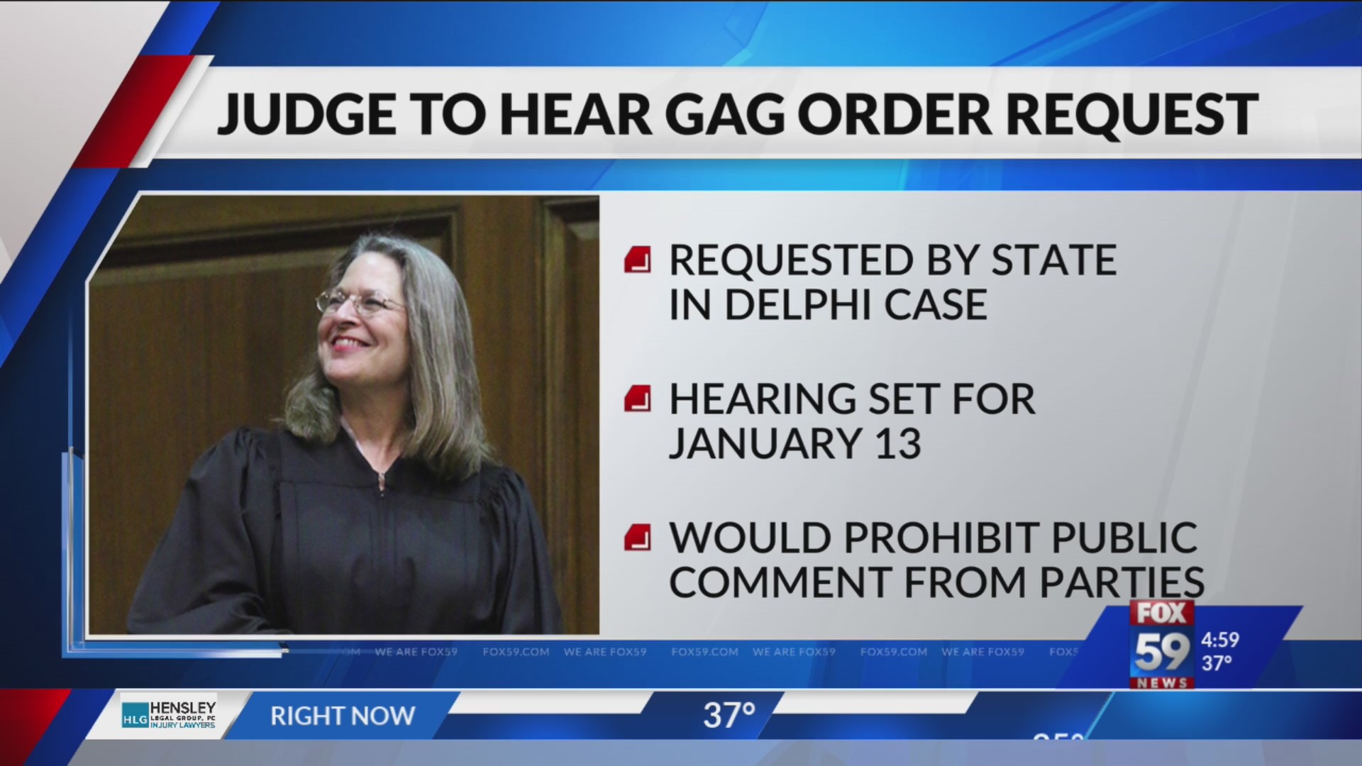 Judge to consider Delphi gag order, change of venue next month – Fox 59