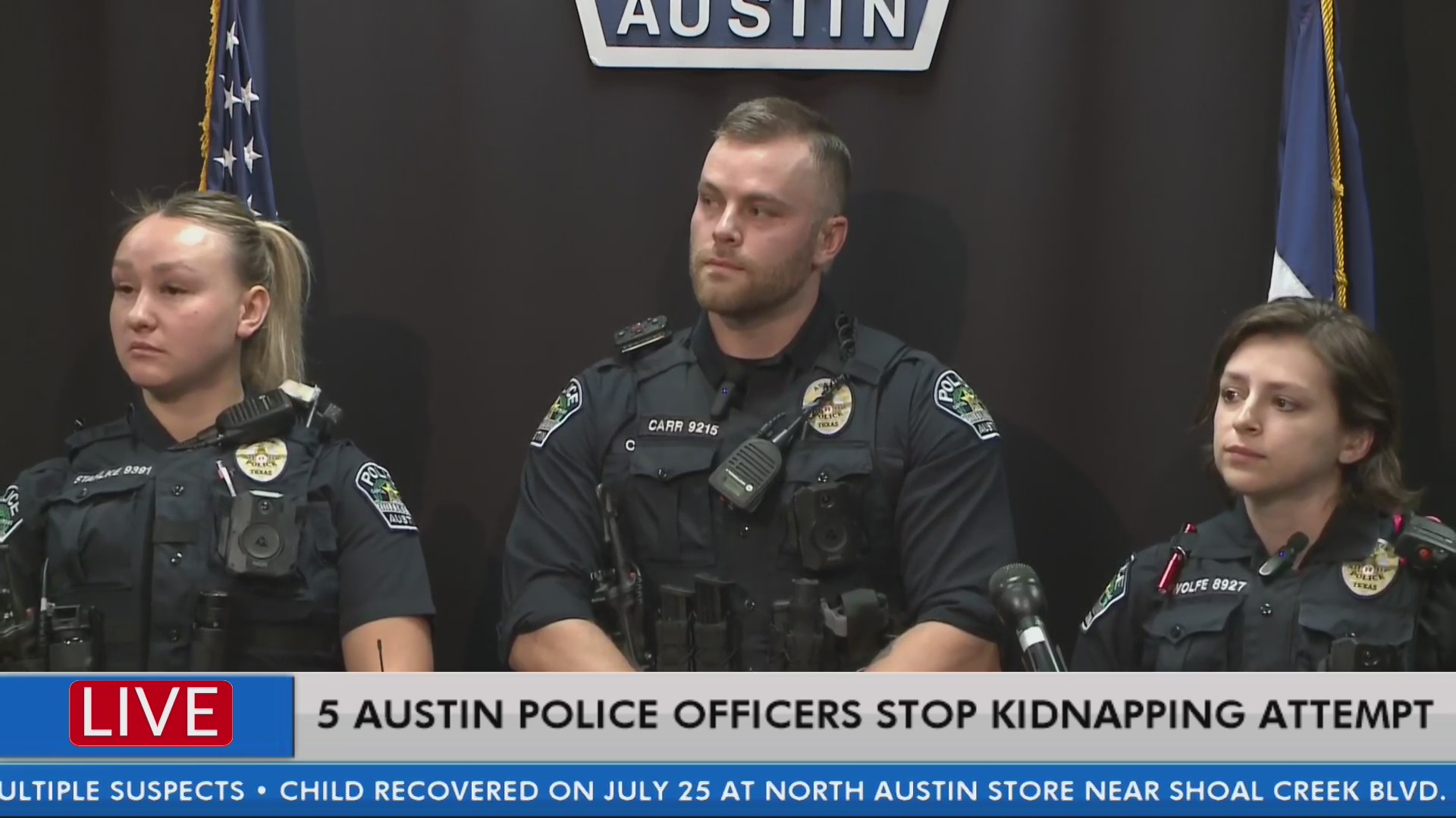Austin police officers talk about stopping kidnapping attempt – KXAN Austin